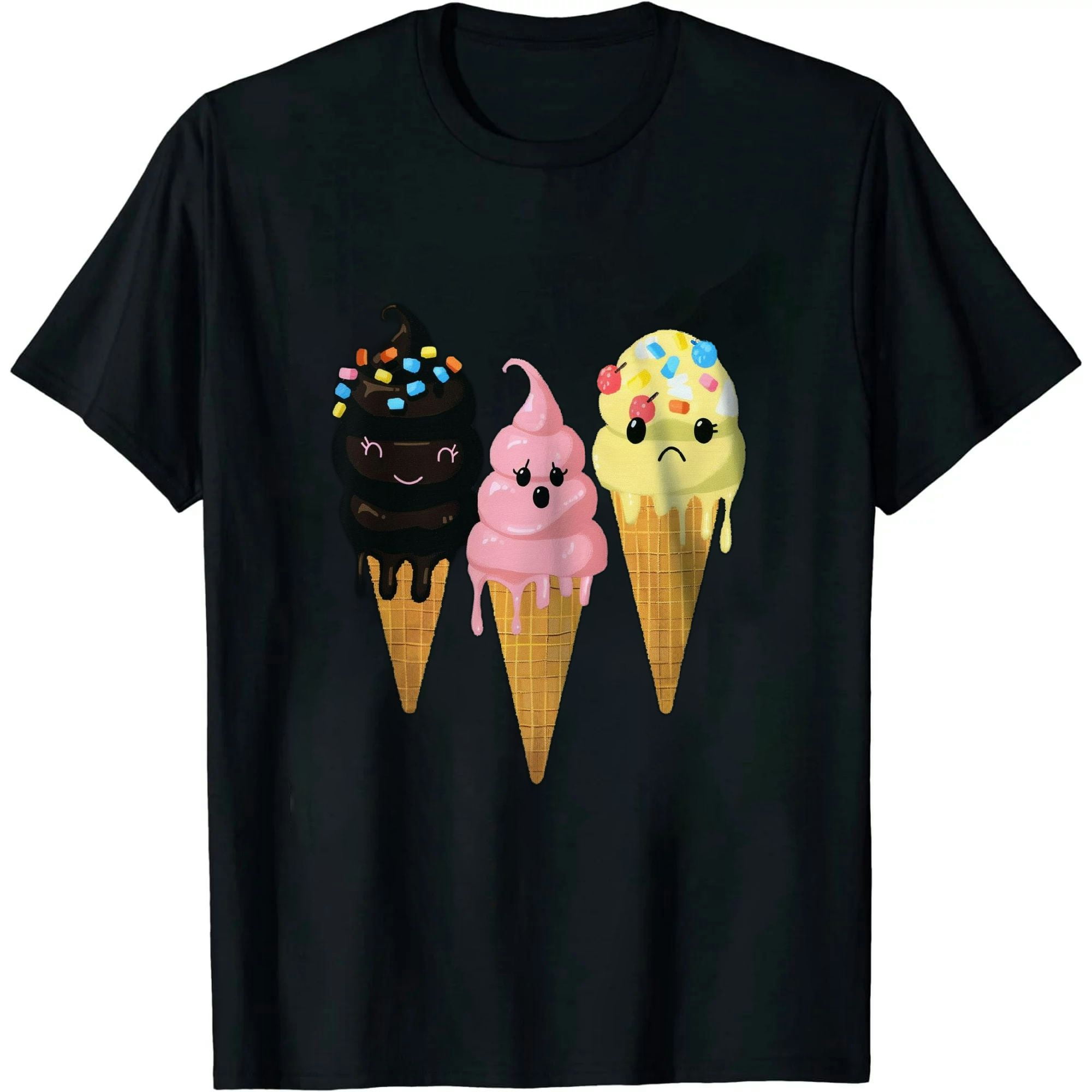 COMIO Ice Cream Lover T-Shirts for Summer - Walmart.com