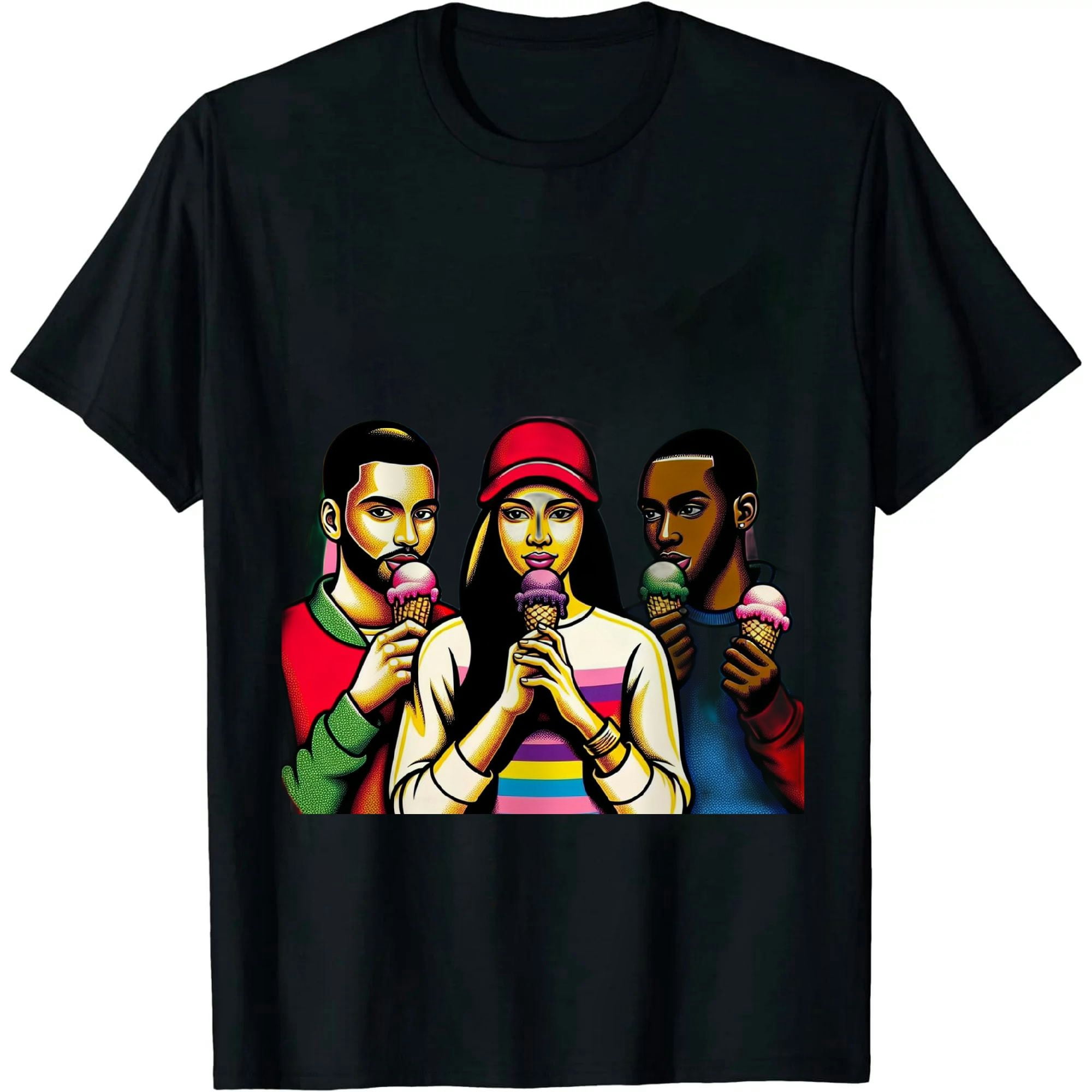 COMIO Ice Cream Squad Summer Lover Popsicle Sweet Tooth T-Shirt ...