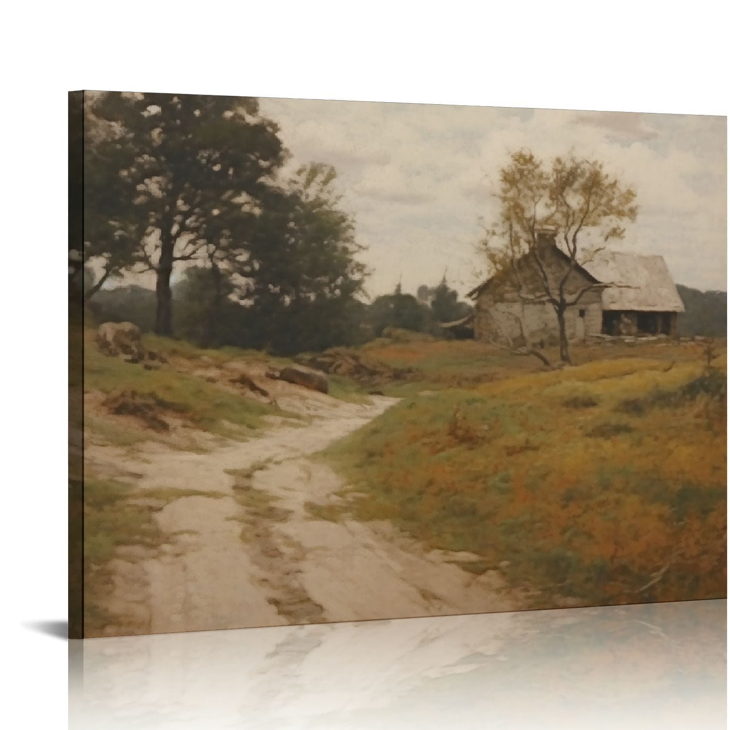 COMIO InSimSe Framed Canvas Wall Art Room Decor Classical Painting ...