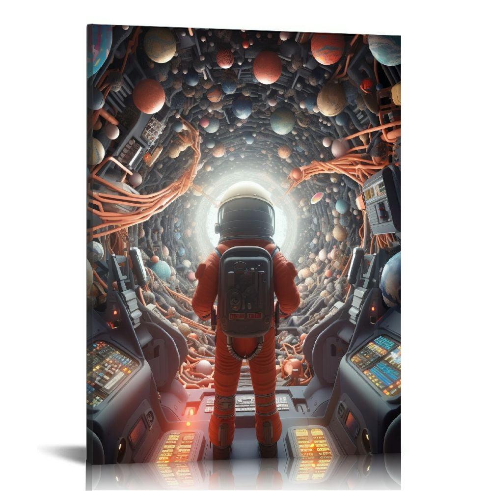 COMIO Inspirational Wall Art for Office Outer Space Decor Motivational ...