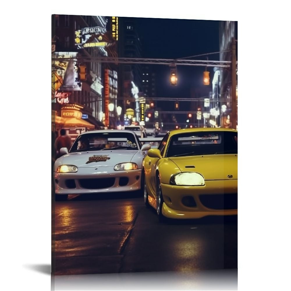 COMIO JDM Car Posters Canvas Art Painting Decor Wall Posters Family ...