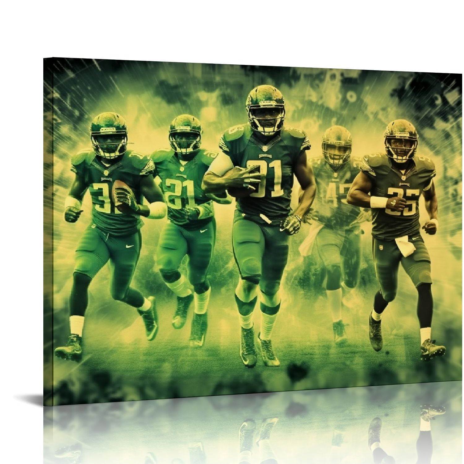 COMIO Jalen Hurts, Randall Cunningham Football Poster Canvas Posters ...