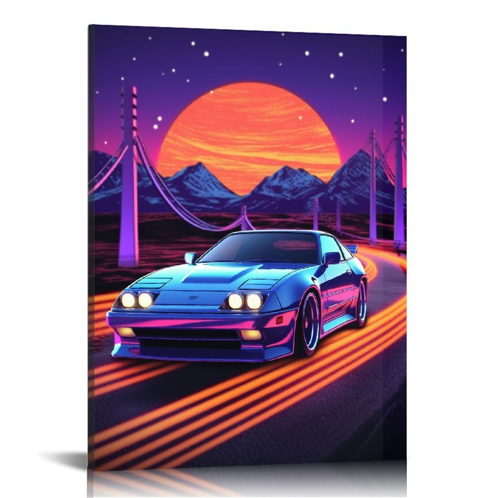 COMIO Japanese Wall Art Prints Tokyo Street Racing Wall Art Fashion ...