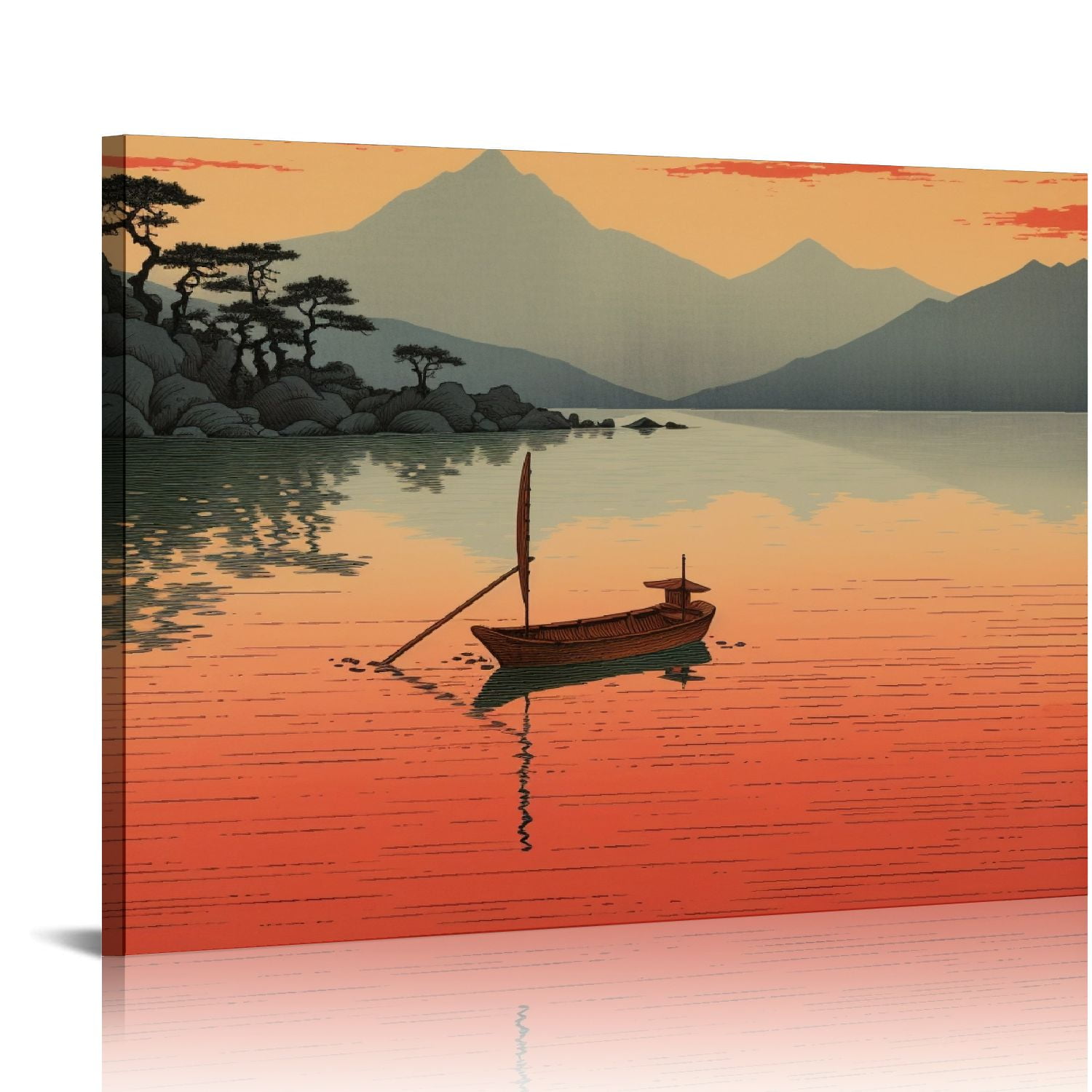 COMIO Japanese Wall Art Room Decor Traditional Tsuchiya Koitsu Artwork ...