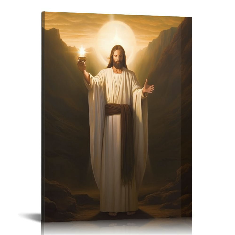 COMIO Jesus God Poster Charity Is The Pure Love Of Christ Poster ...