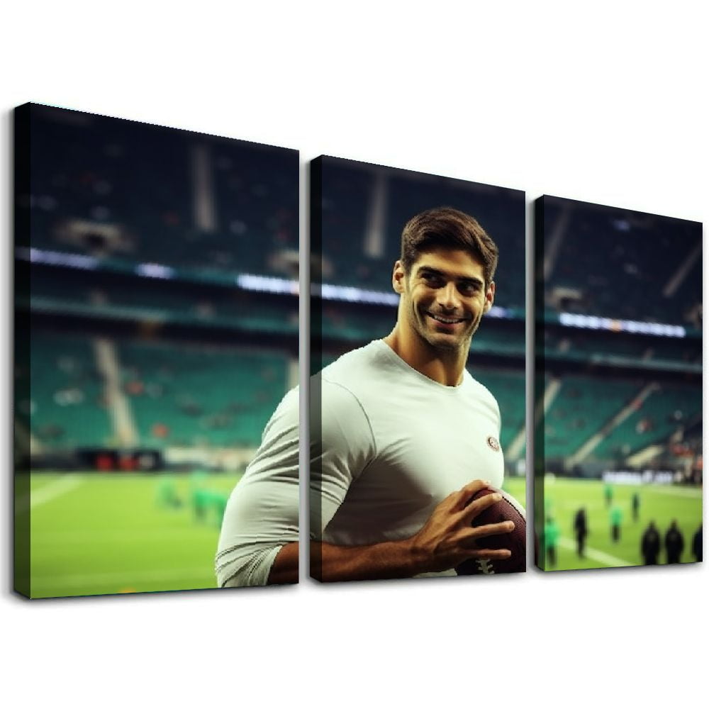 COMIO Jimmy Garoppolo Famous Rugby Player Art Poster Art Print Wall ...