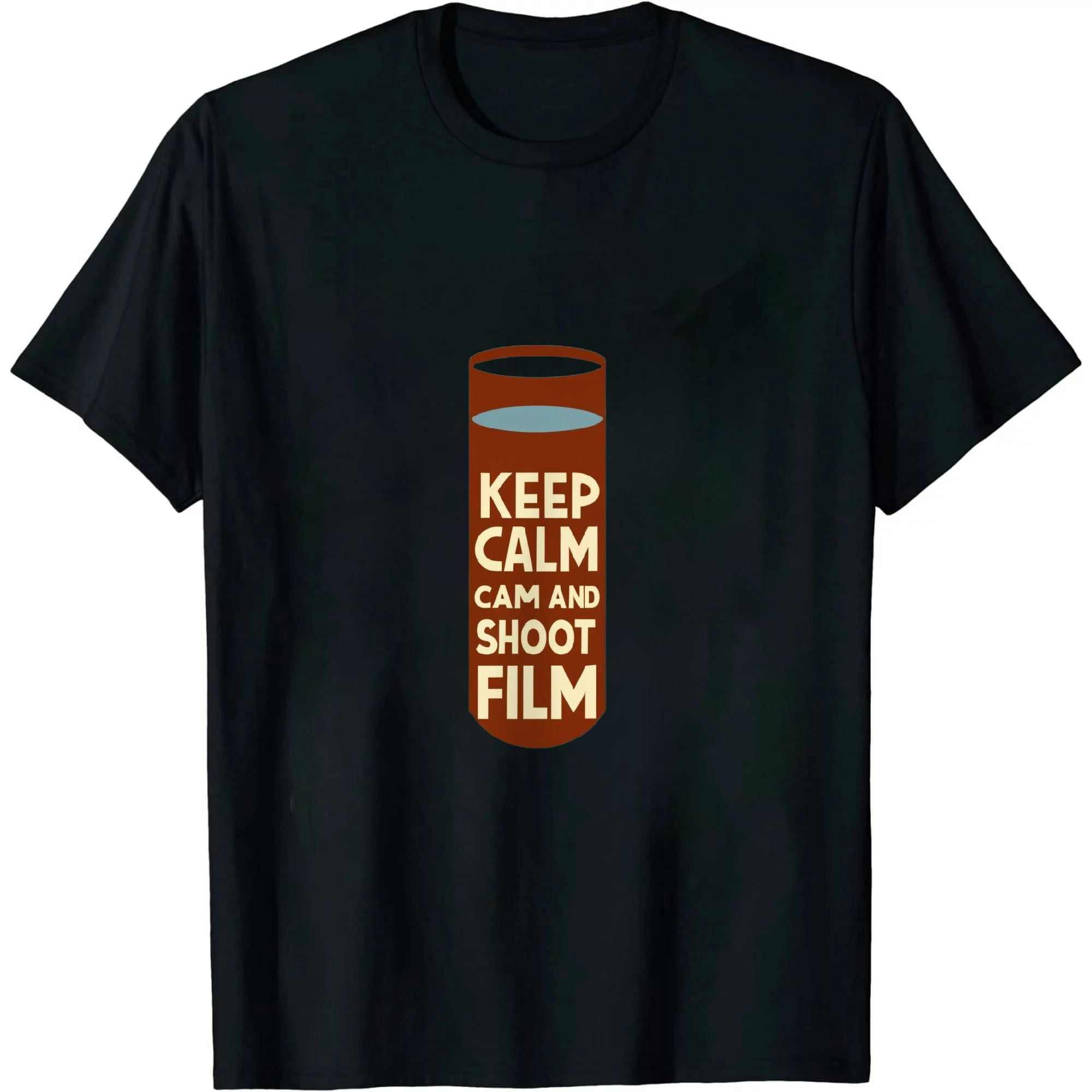COMIO Keep Calm And Shoot Film Retro Rangefinder Vintage Camera T-Shirt ...
