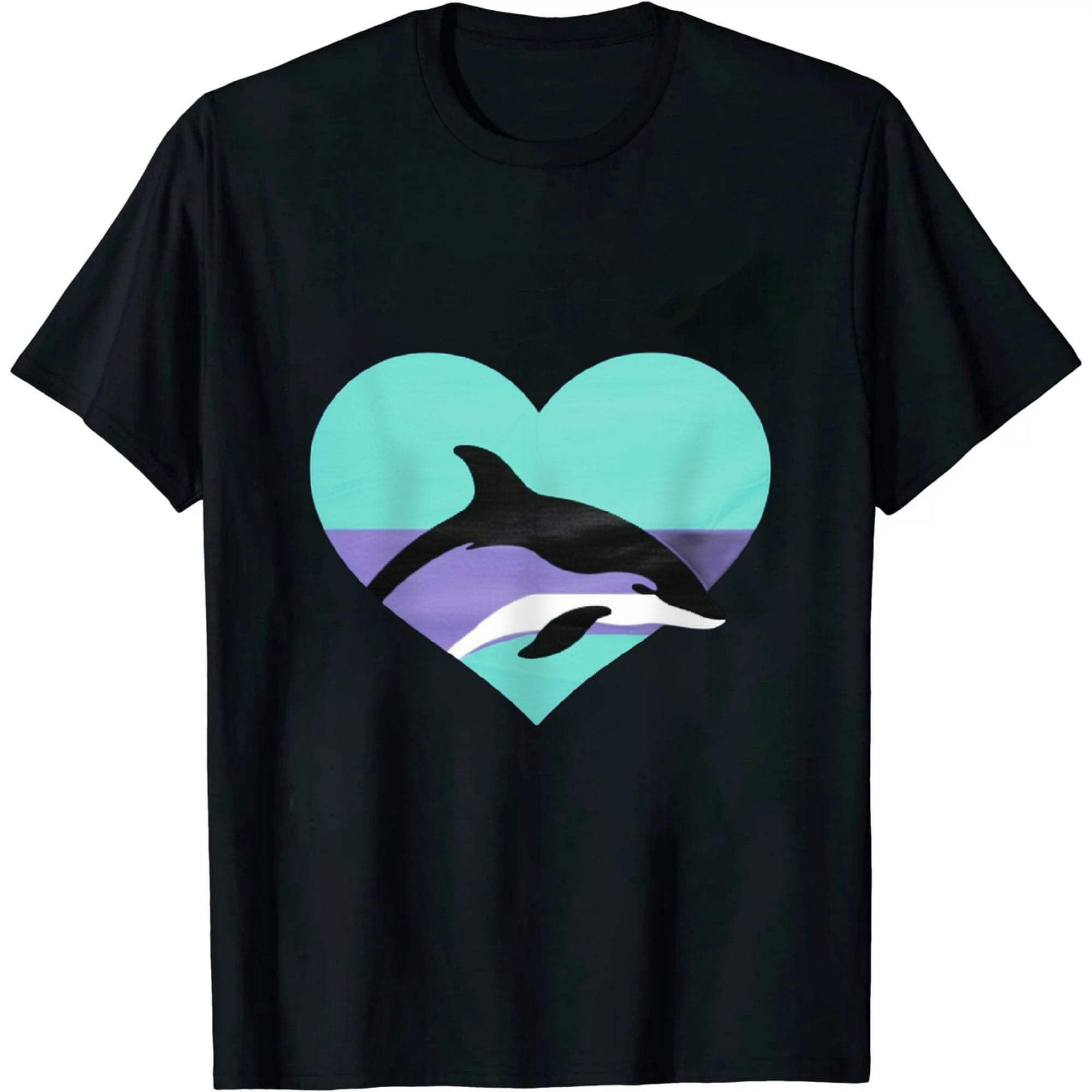 COMIO Killer Whale Orca Gift For Women & Girls Retro Cute T-Shirt ...