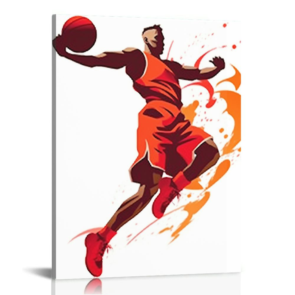 COMIO Kobe Poster,Watercolor Abstract Basketball Sports Art Print ...