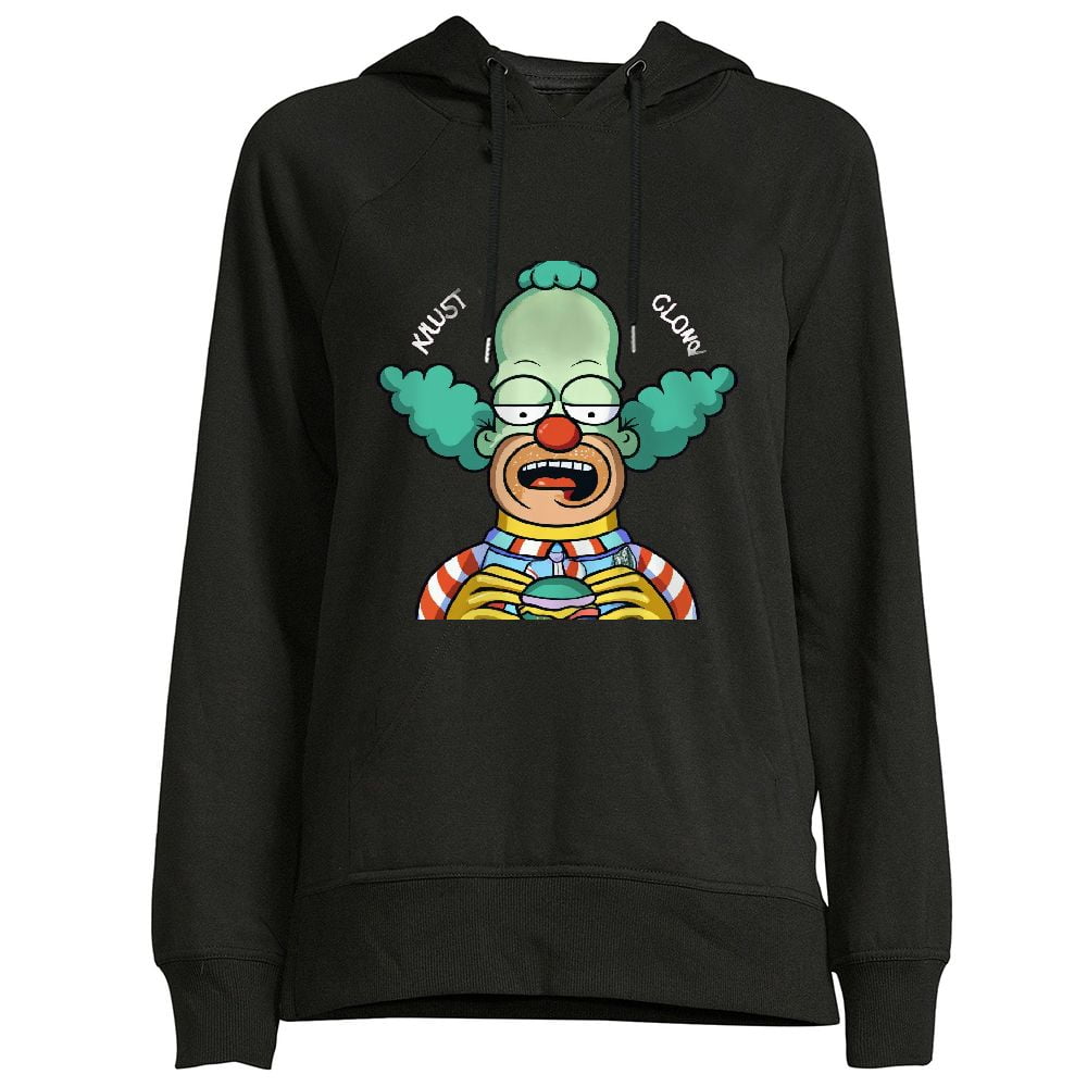 COMIO Krusty the Clown Burger Sweatshirt - Walmart.com