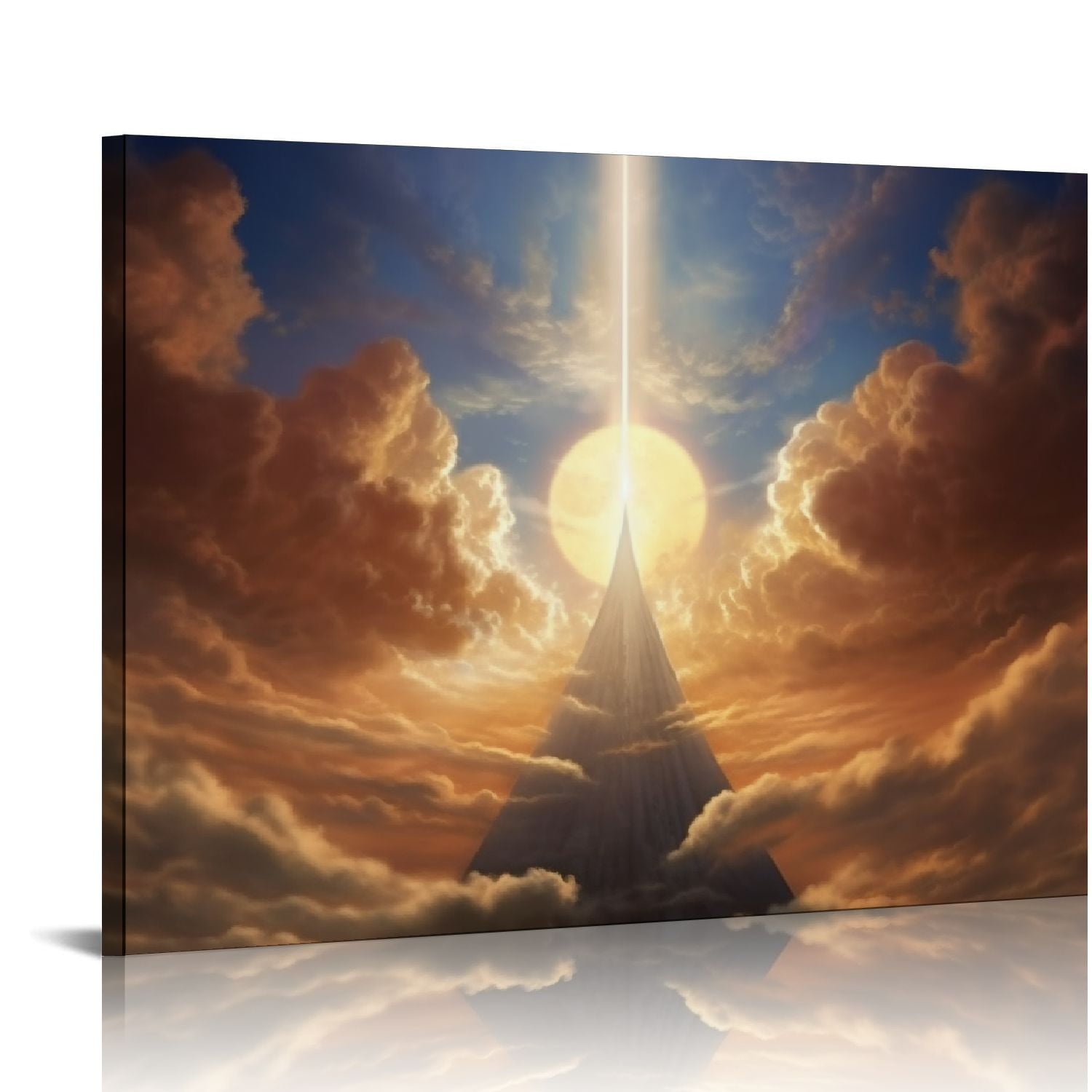 COMIO Landscape Canvas Wall Art - Eye of God Art Painting Prints ...