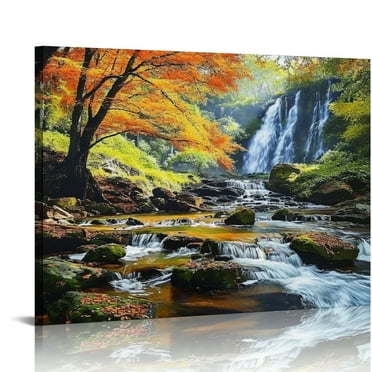 CTLL-Nature Forest Landscape Wall Art for Living Room Shenandoah ...