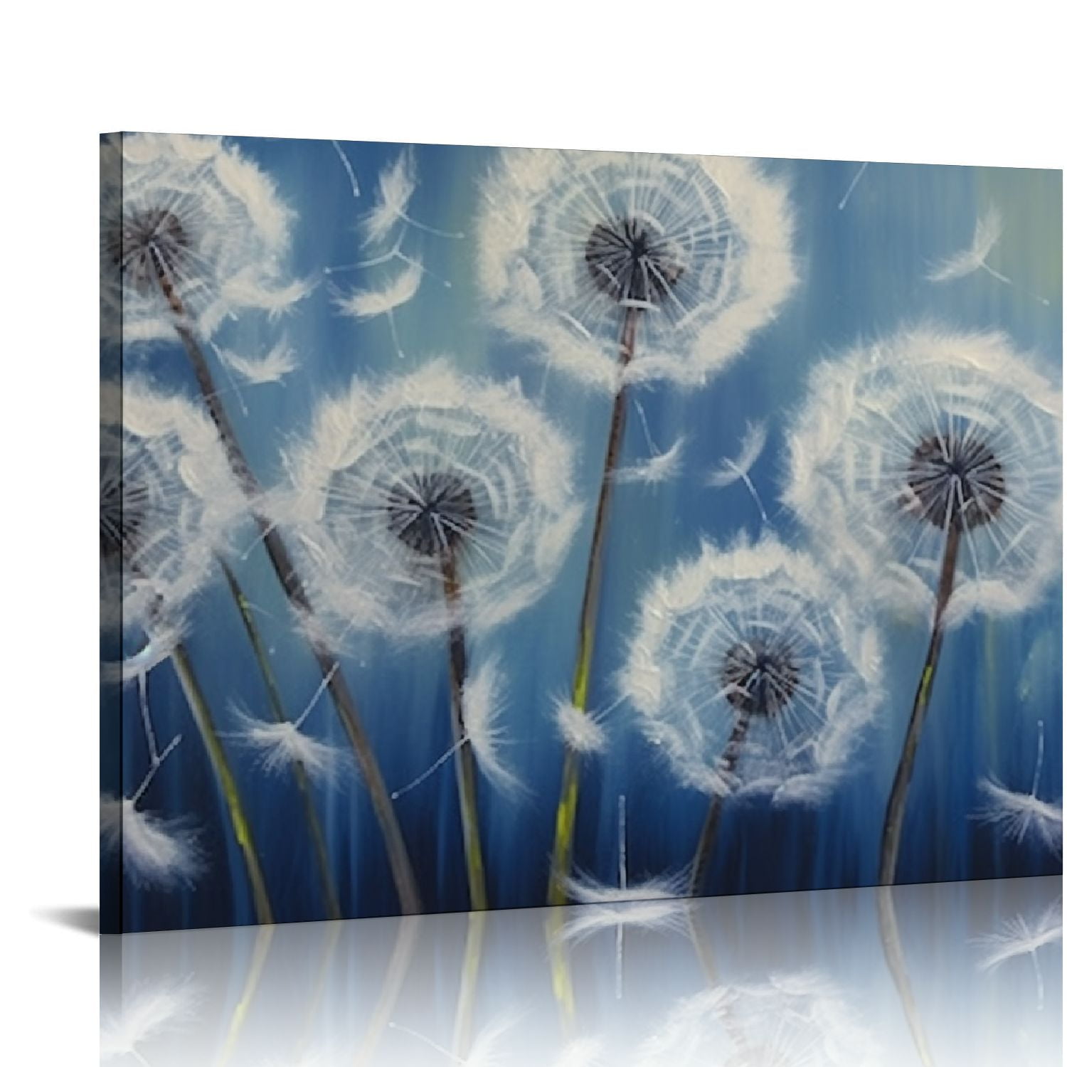 COMIO Large Dandelion Painting Wall Art Decor Canvas Print Picture for ...