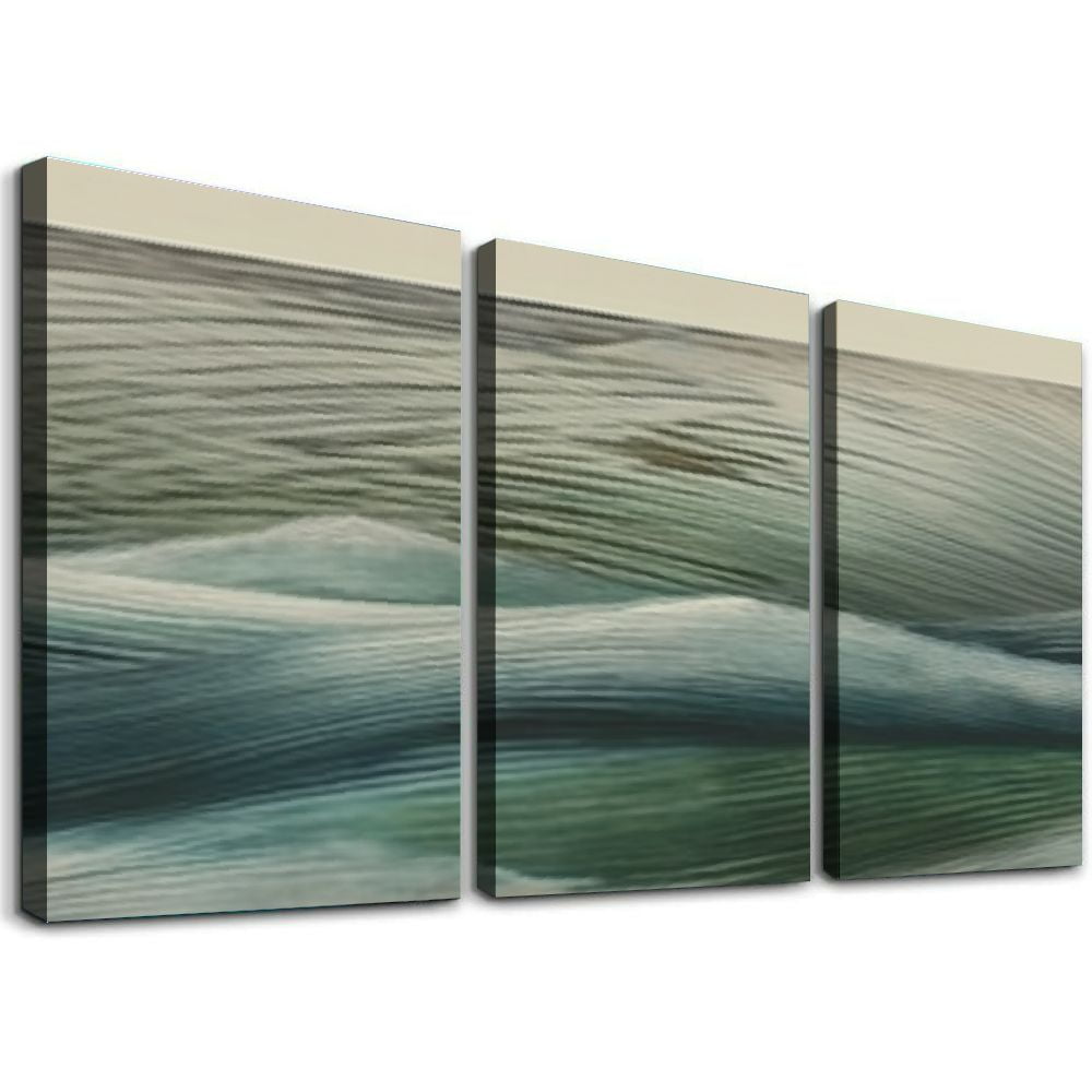 COMIO Large Framed Wall Art Ready to Hang Seamless natural landscape ...