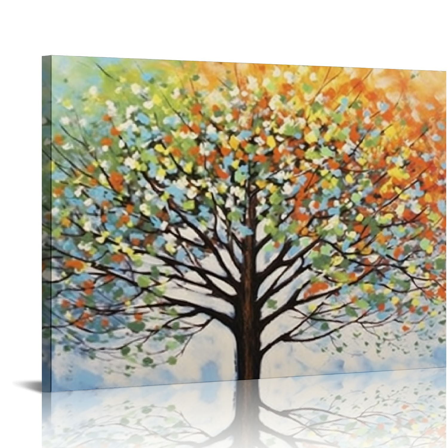 COMIO Large Living Room Wall Decor Abstract Canvas Wall Art Colorful ...