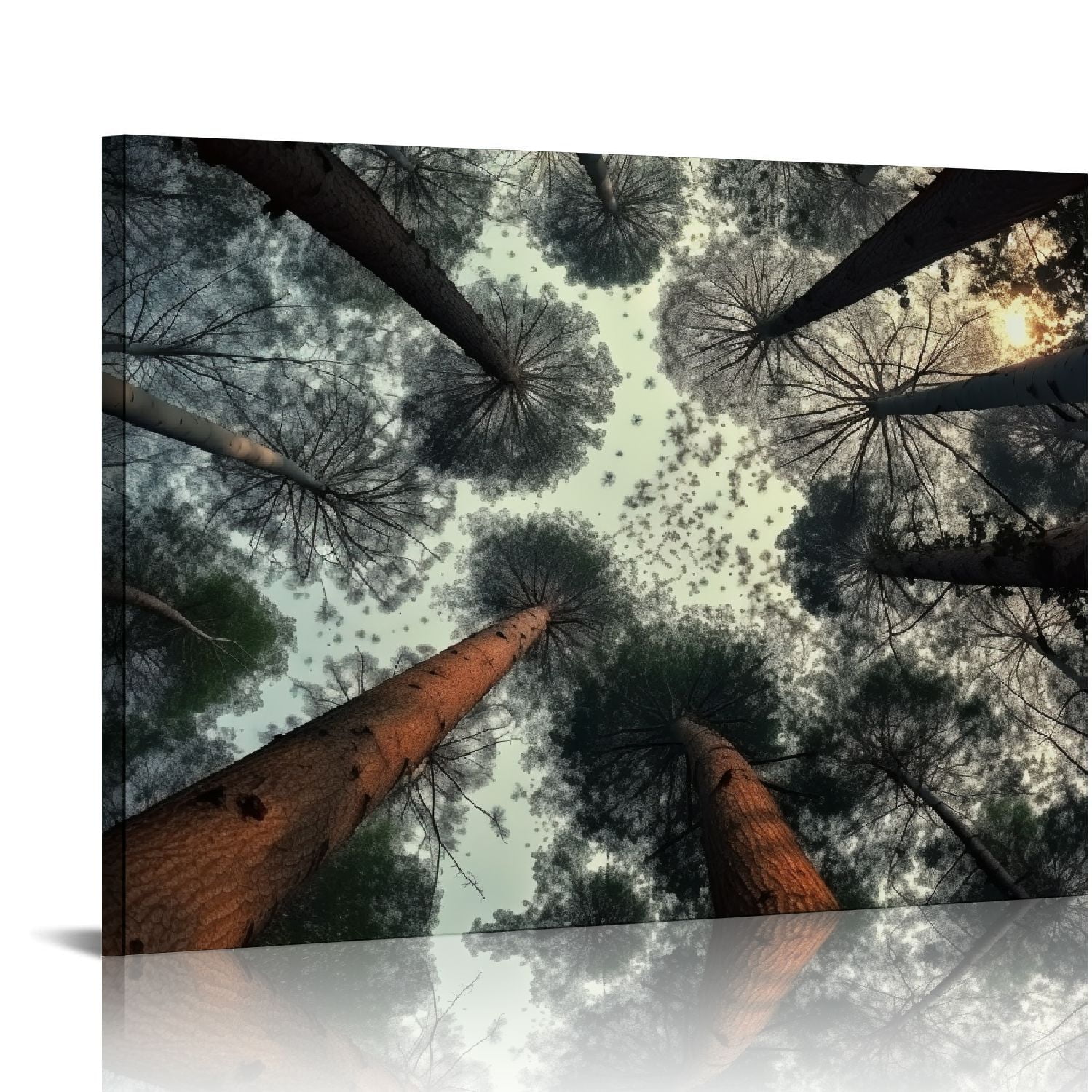 COMIO Large Nature Canvas Wall Art on Solid Wood Frame - Printed ...