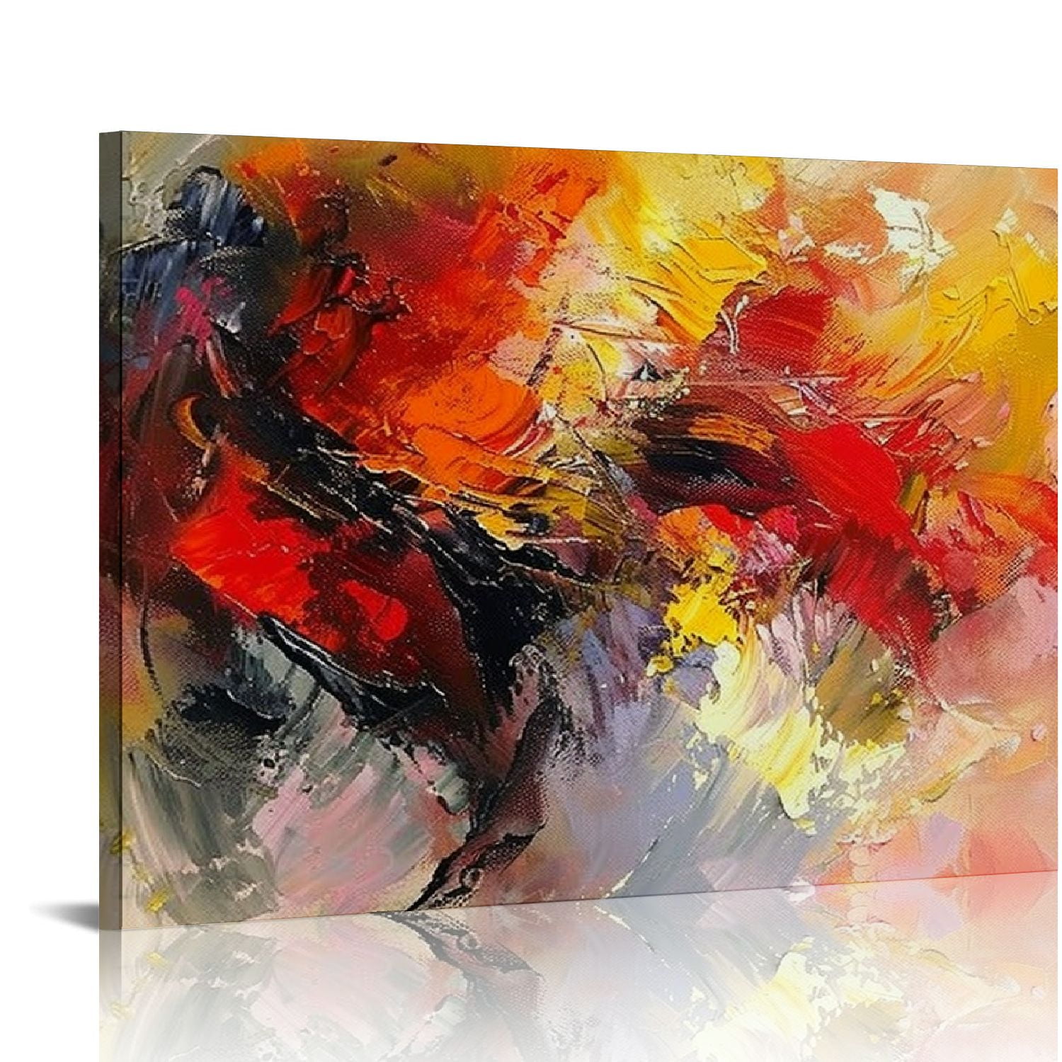 Warm Color Abstract Art Paintings Warm And Cool Colors, Abstract