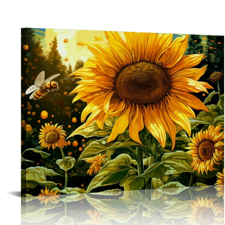 sunflower canvas
