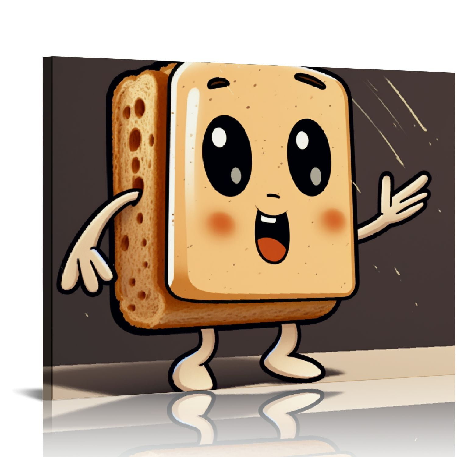 COMIO Let's Get This Bread | Funny Groovy Positive Affirmations Poster ...
