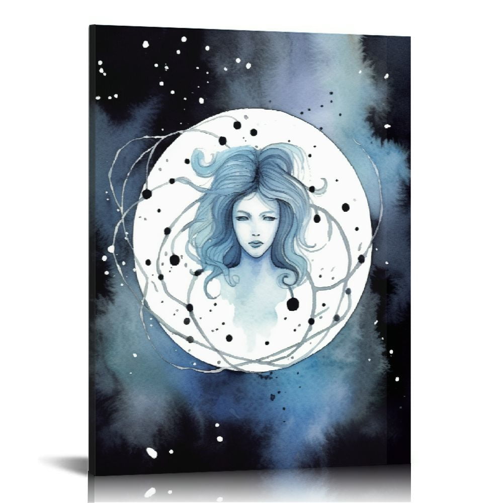 COMIO Libra Zodiac Constellation Wall Art Print Astrological Star Sign ...