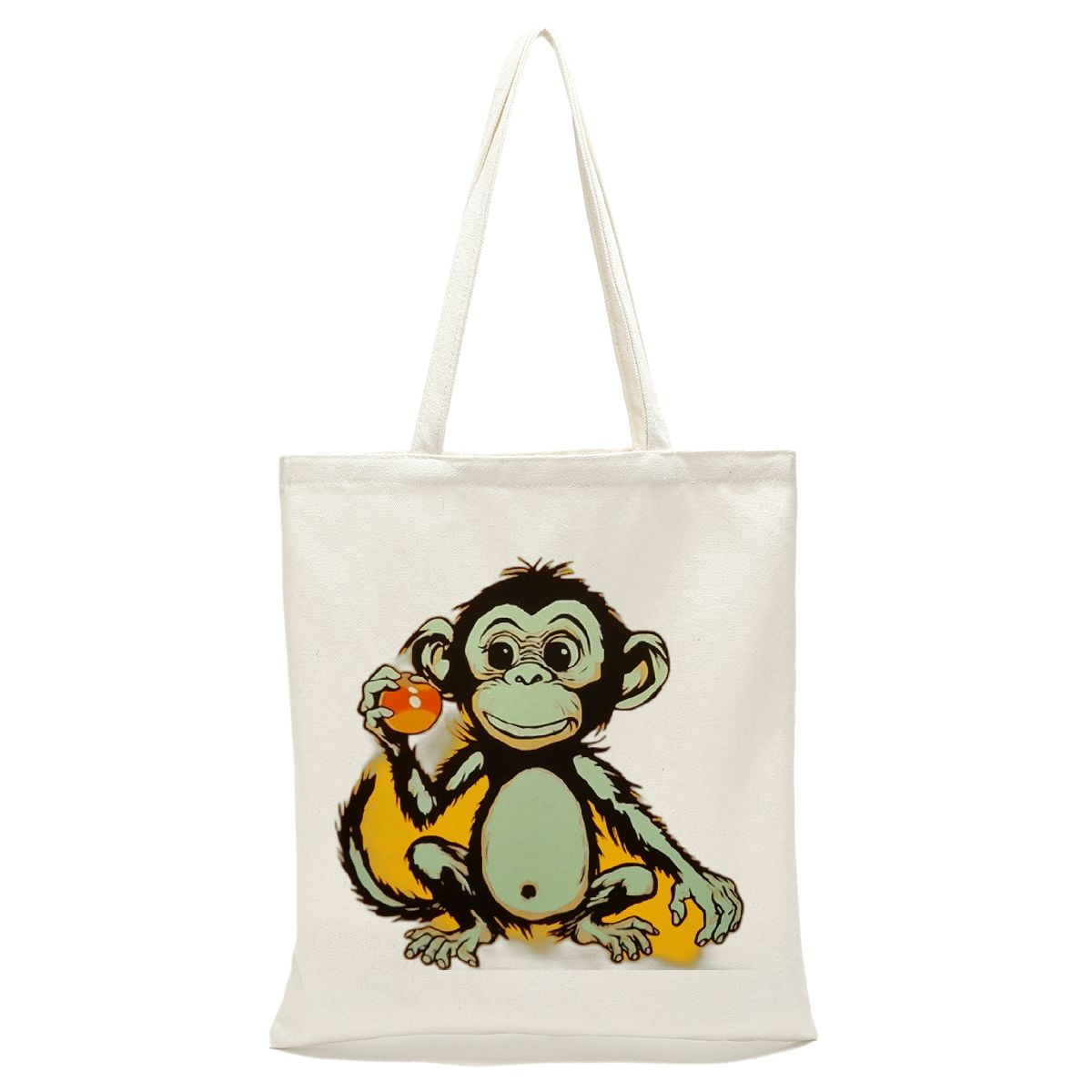 COMIO Little Monkey Tote Bag Canvas Tote - Walmart.com