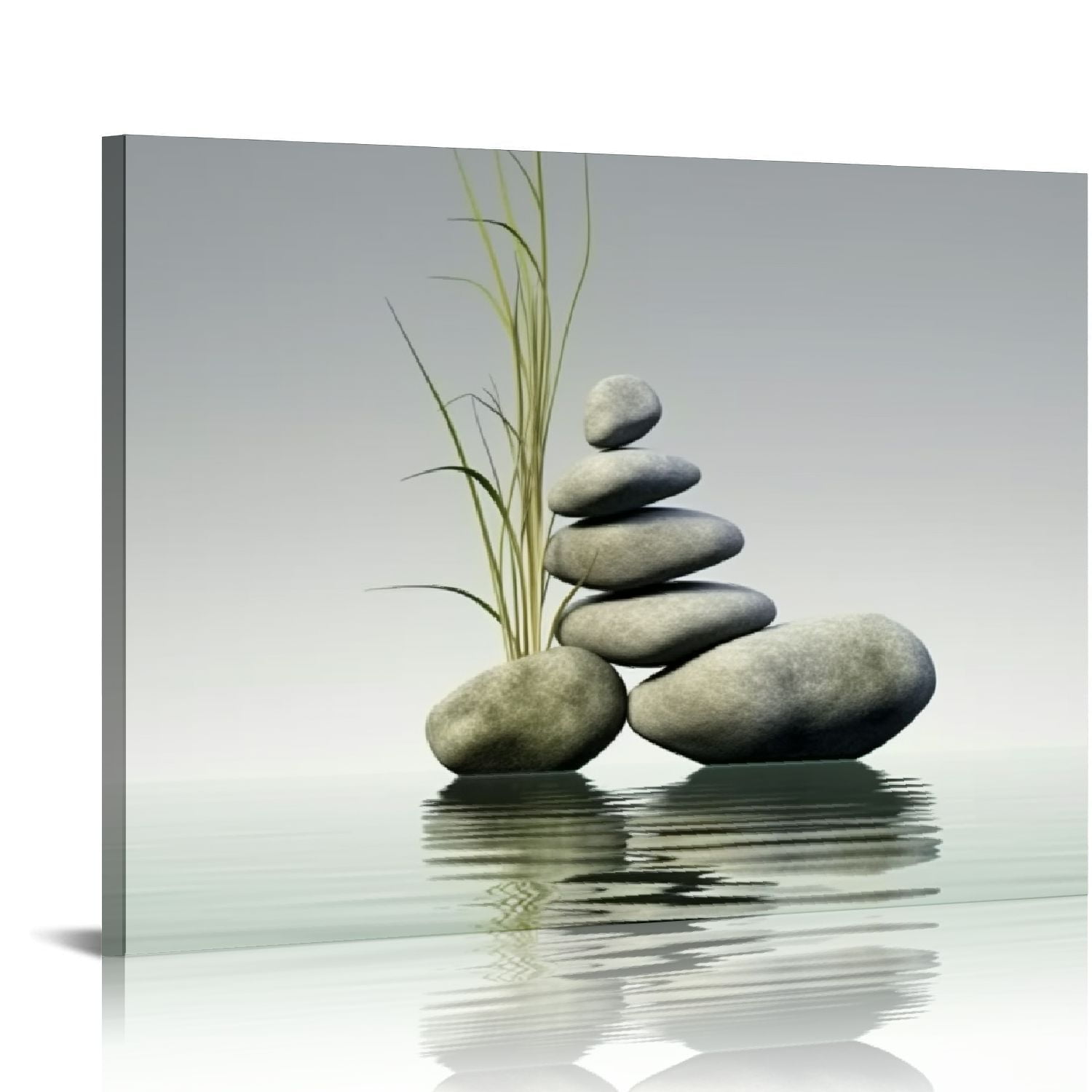 COMIO Loomarte Spa Zen Stone with Aquatic Pictures Photo Prints on ...