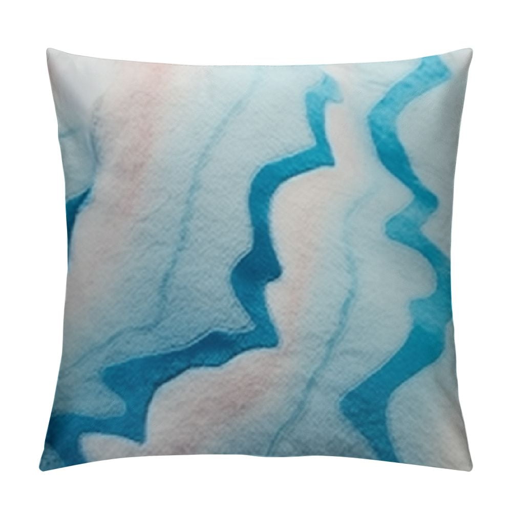 COMIO Luxury Faux Fur Modern Marble Rock Decor Throw Pillow Covers Soft ...