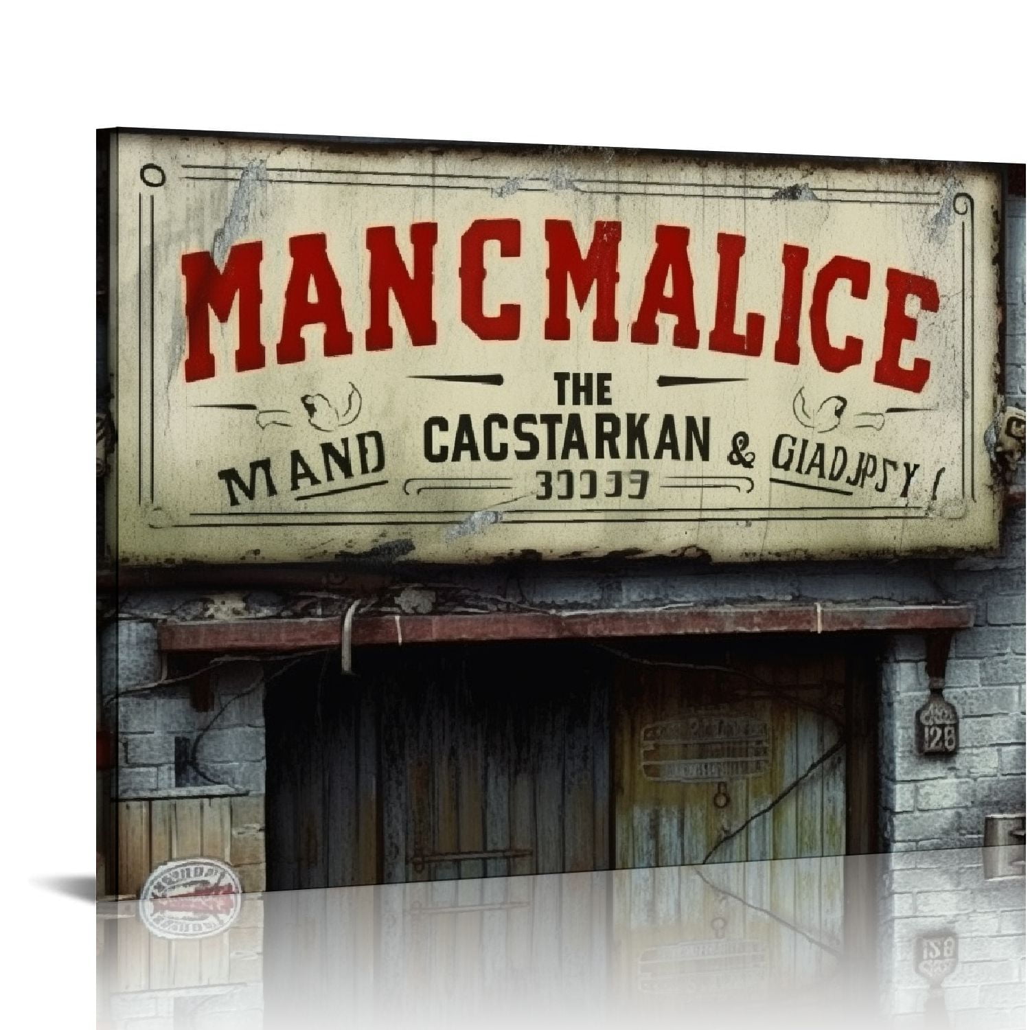 YANMS Man Cave Wall Sign - Wall Art Decor for Men, Guys - Custom ...