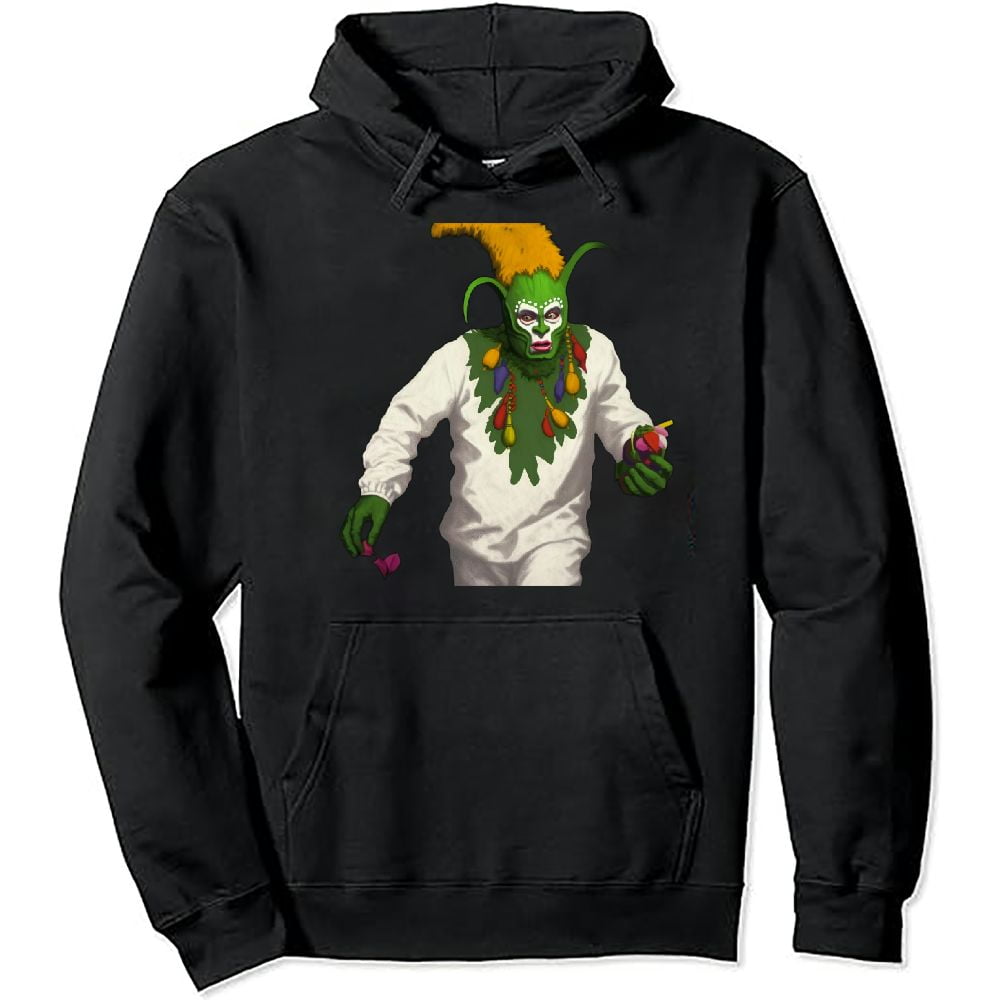 COMIO Mardi Gras Big Foot Funny Carnival Fat Tuesday Party Hoodie ...
