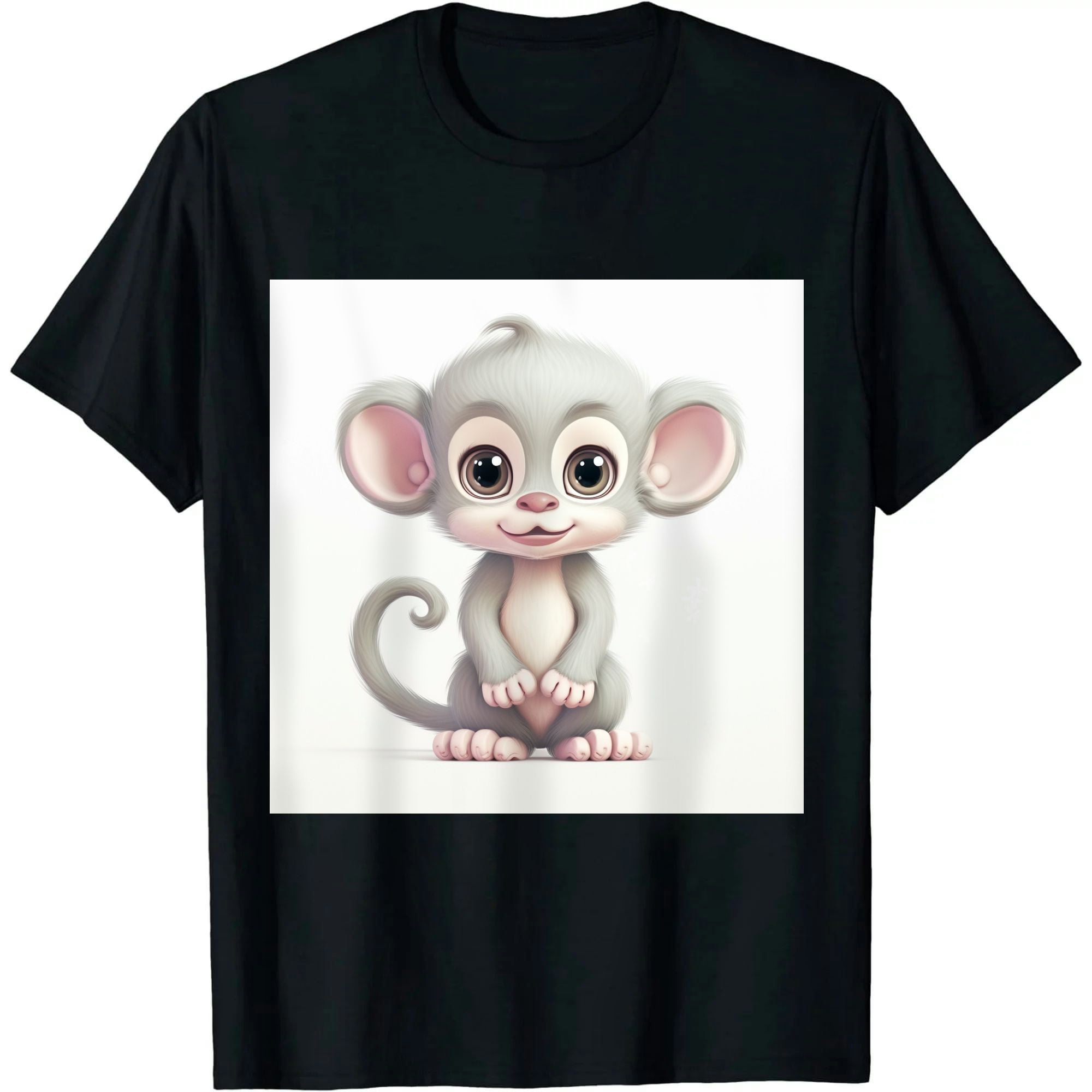COMIO Men's Funny Monkey Printed T-Shirts Plus Size, 2023 Summer Fall ...