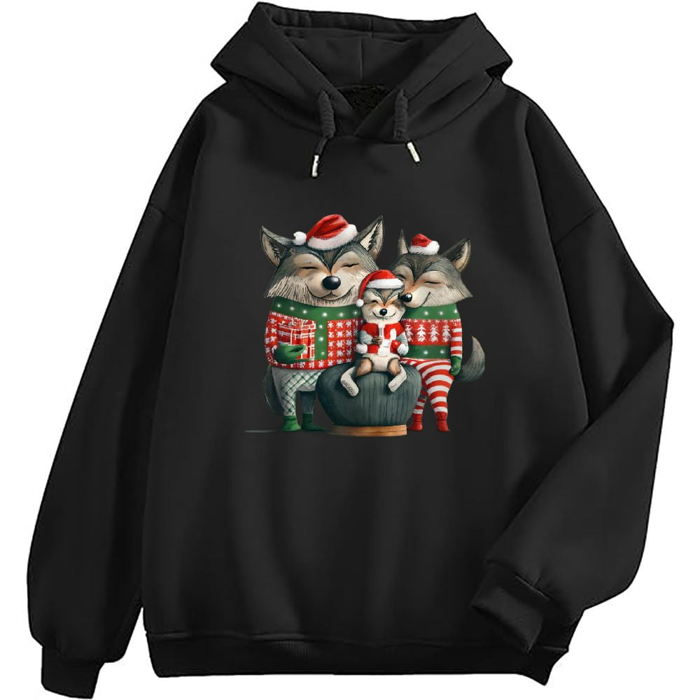 COMIO Men's Pullover Hoodie with Hood and Long Sleeves Black - Walmart.com