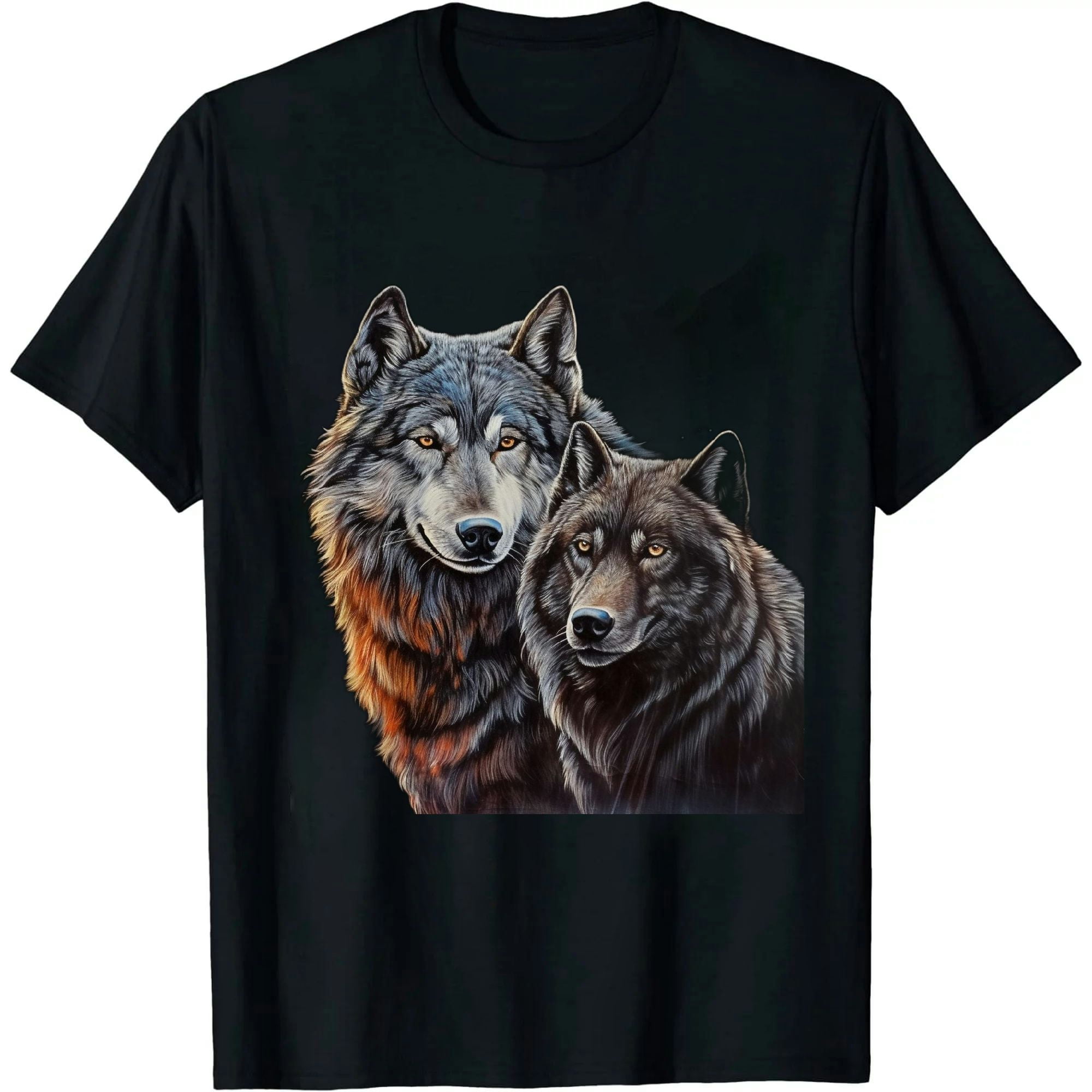 COMIO Men's Star Wolves T-Shirt - Walmart.com