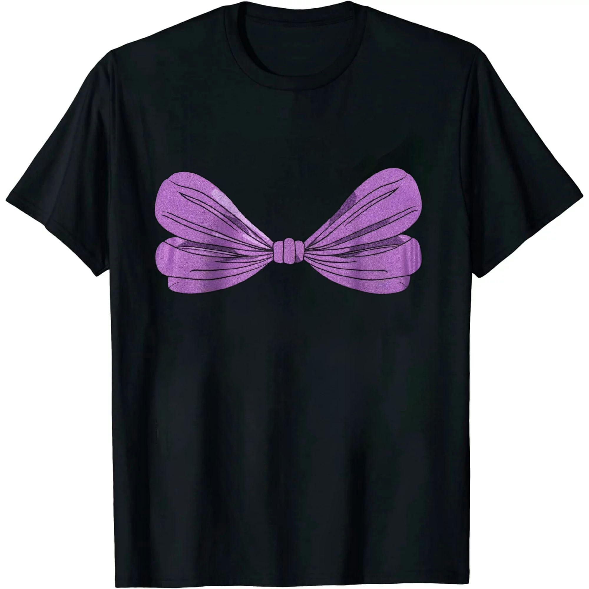 COMIO Mermaid Purple Seashell Bra Cartoon Graphic T-Shirt - Walmart.com