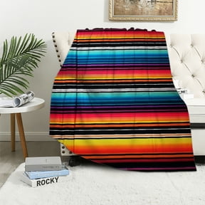 Colorful Mexican Throw Blankets for Cozy Home Decor and Comfort