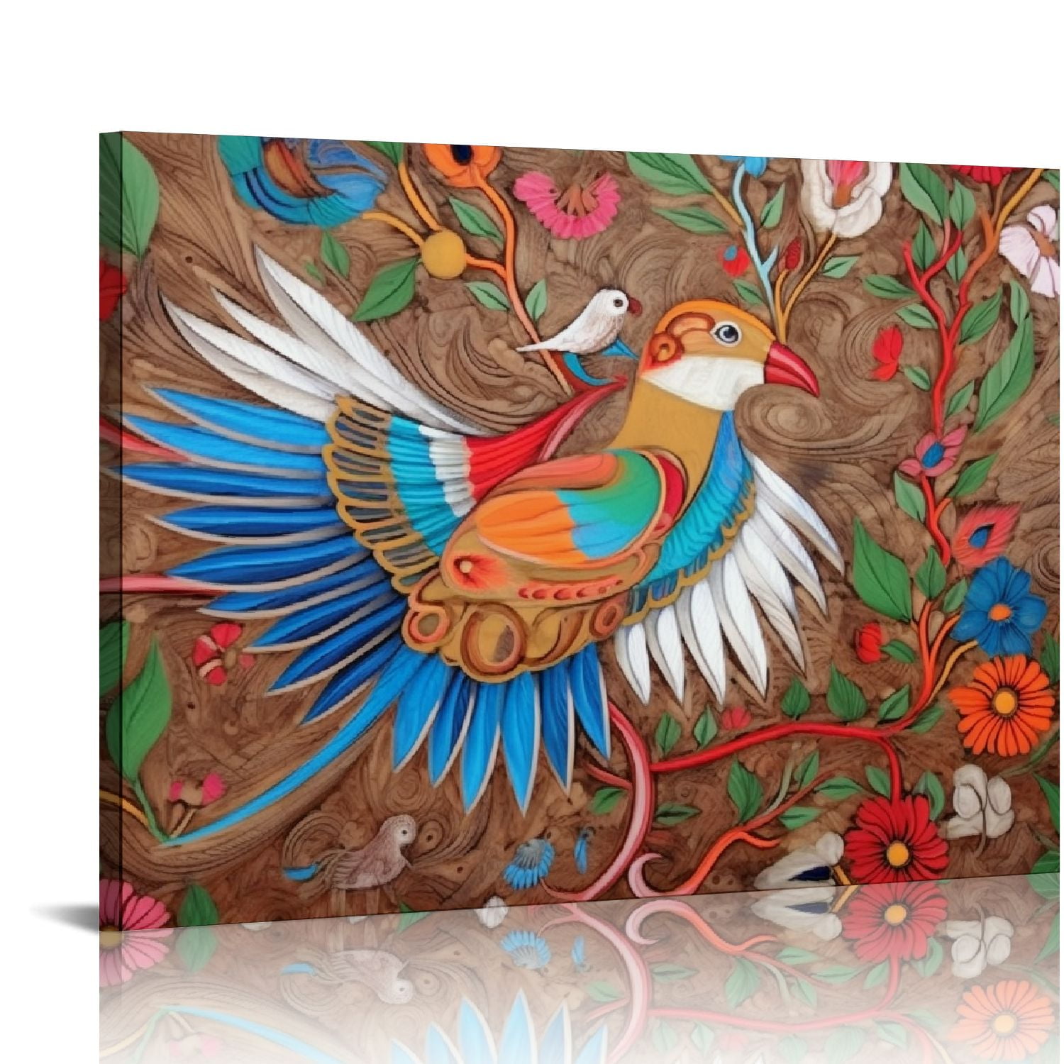 COMIO Mexican Poster Mexican Folk Art Mexico Painting Print On Canvas ...