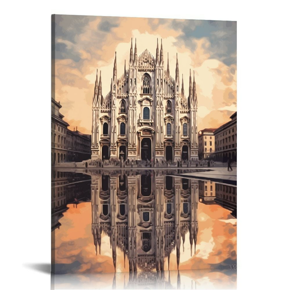 COMIO Milan Italy Vintage Travel Posters Canvas Poster Wall Decor ...