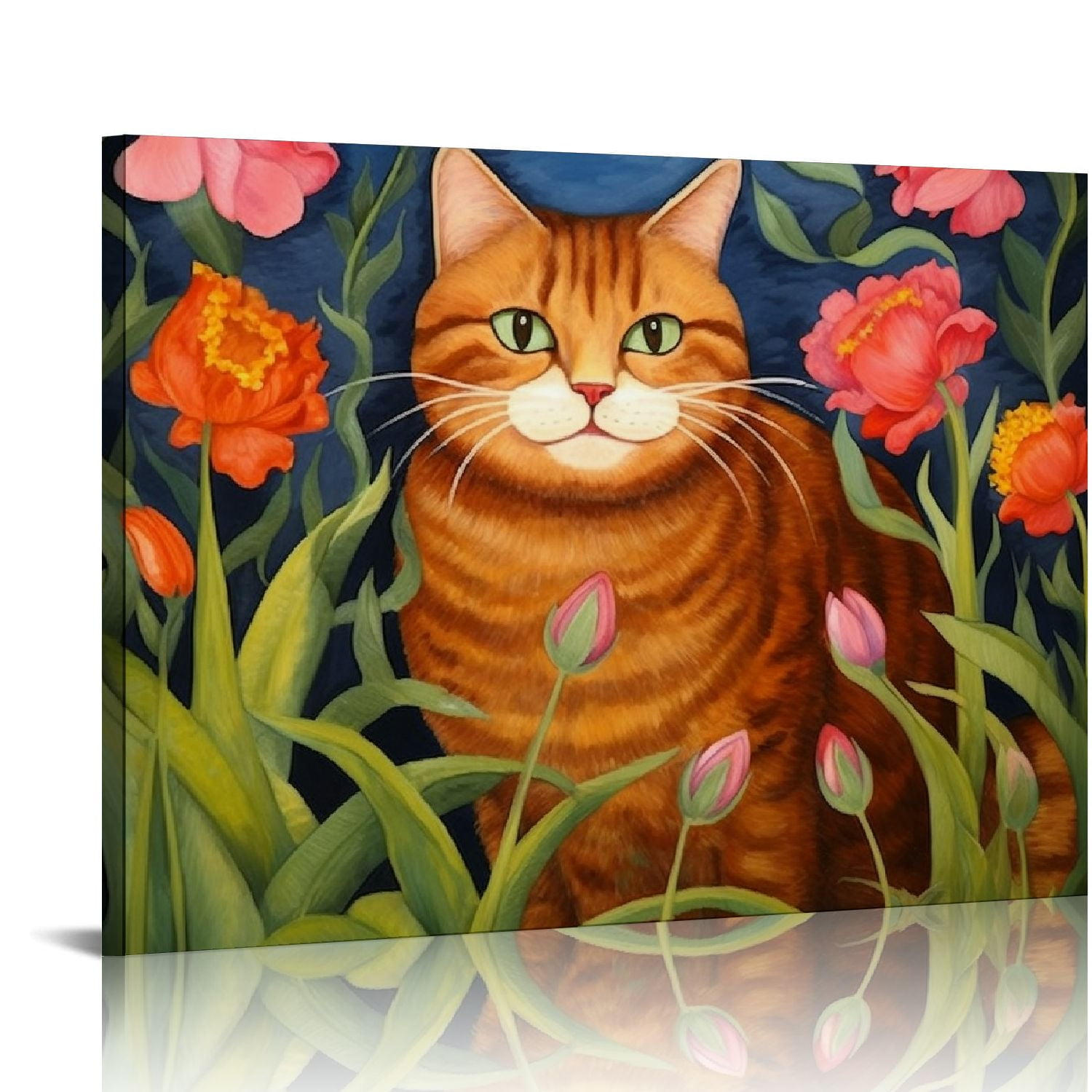 COMIO Mindy Lighthipe Artist LLC 'Tango In The Tulips' Canvas Art ...