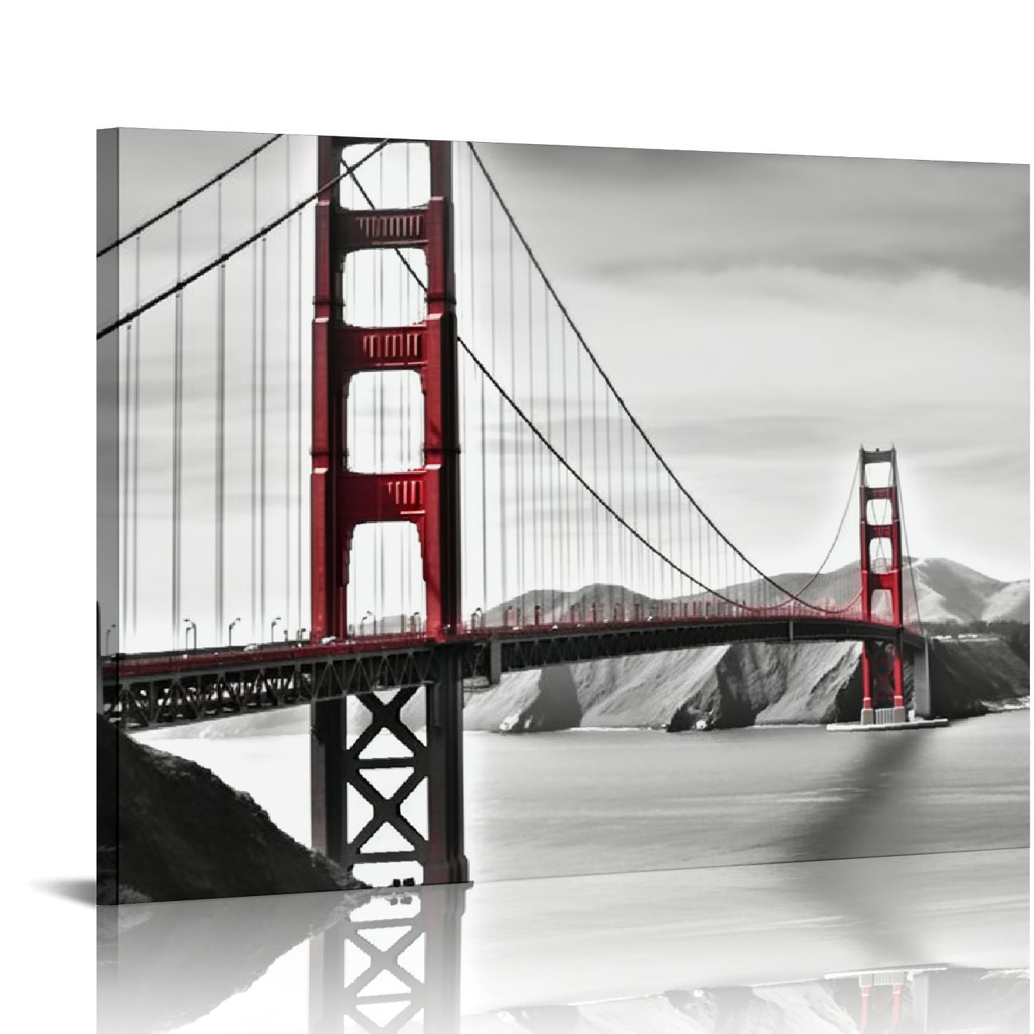 COMIO Modern Home Decoration Wall Art,San Francisco Golden Gate Bridge ...