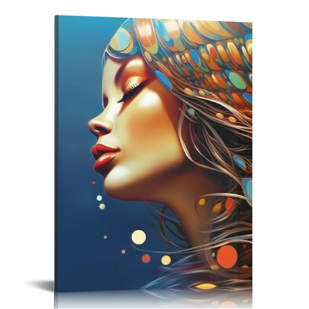 COMIO Modern abstract art characters canvas poster wall art decoration ...