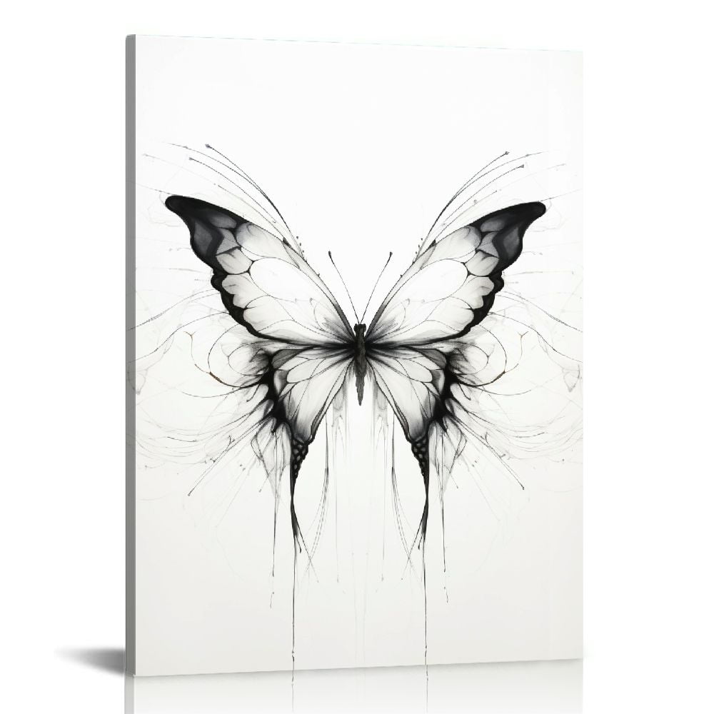COMIO Monarch Butterfly Wall Art Left Right Butterfly Wing Poster ...