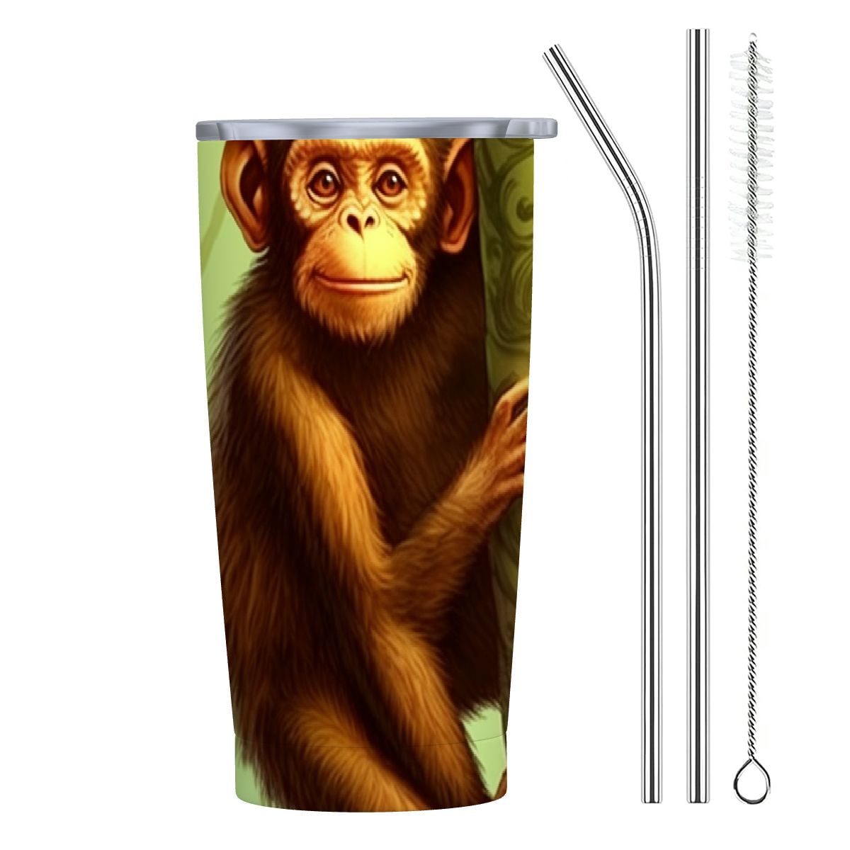 COMIO Monkeys swinging in the trees near bananas pattern Sports Water ...