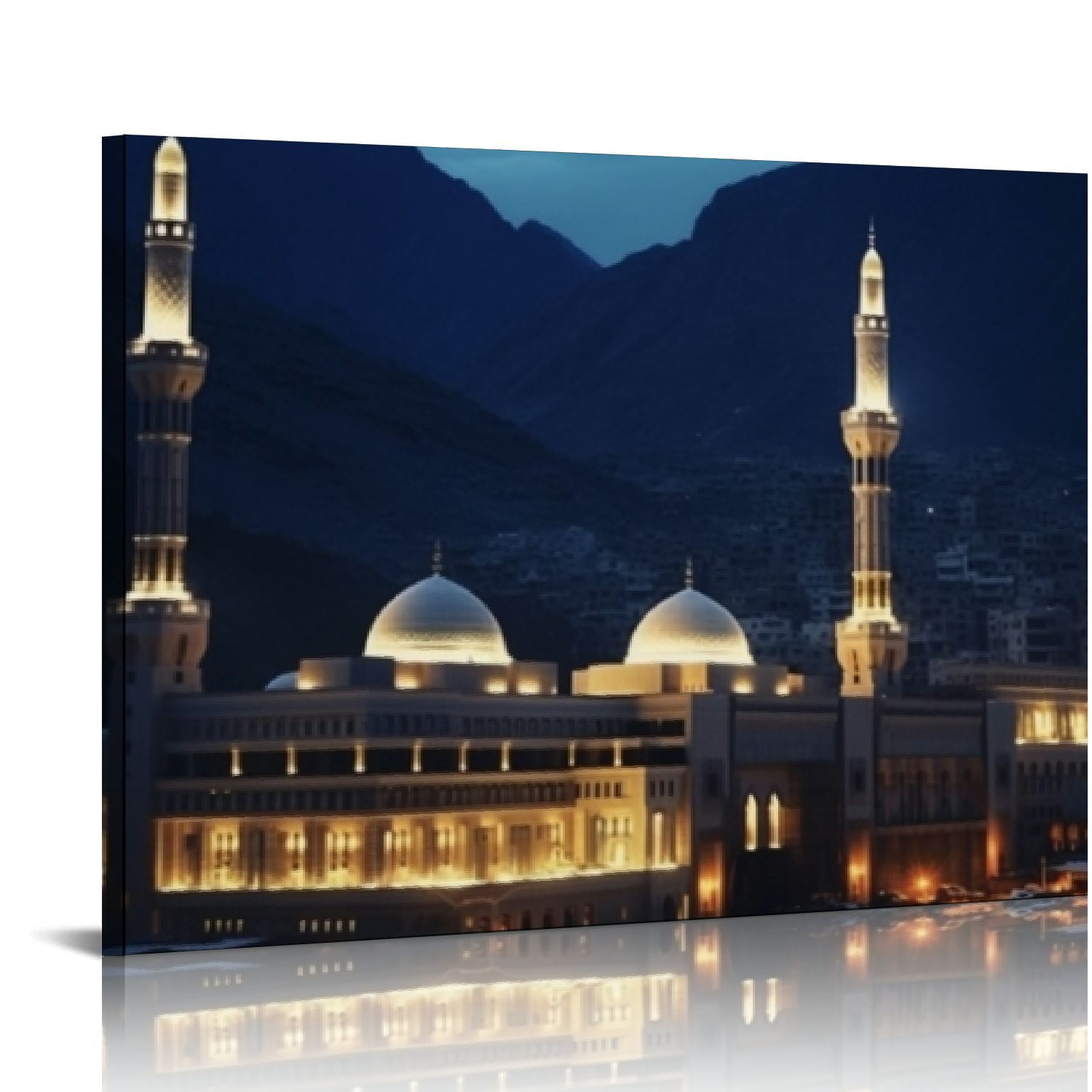 COMIO Mosque in Yemen Islamic Art Canvas Printed Picture, Wall Decor ...