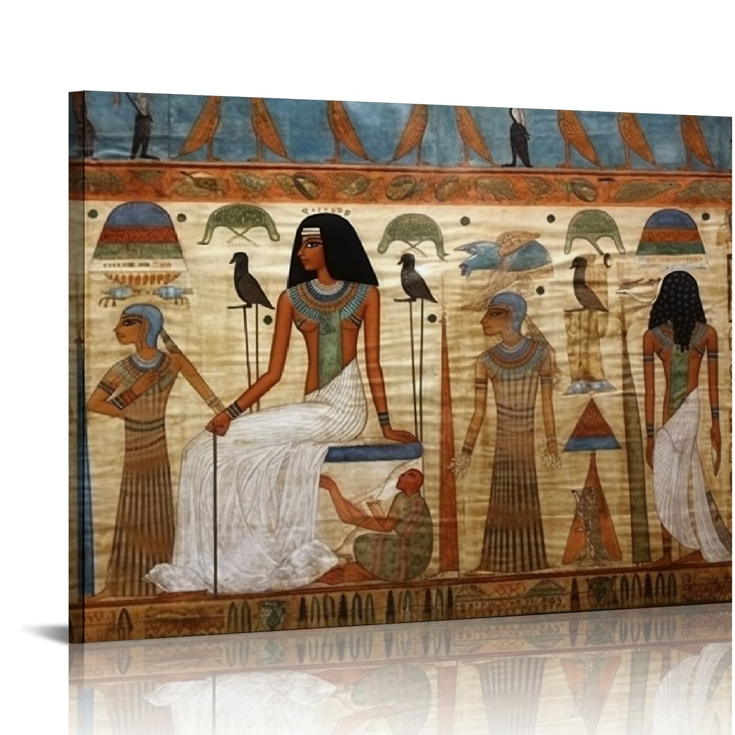 COMIO Motivational Ancient Egypt Wall Art Ancient Egyptian Pharaoh and ...