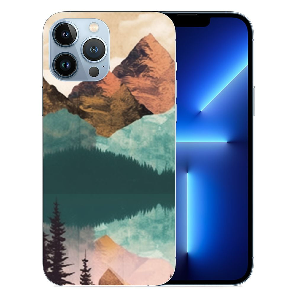 COMIO for Mountain Landscape iPhone 14 Pro Case 6.1 inch 2022, Sunset ...