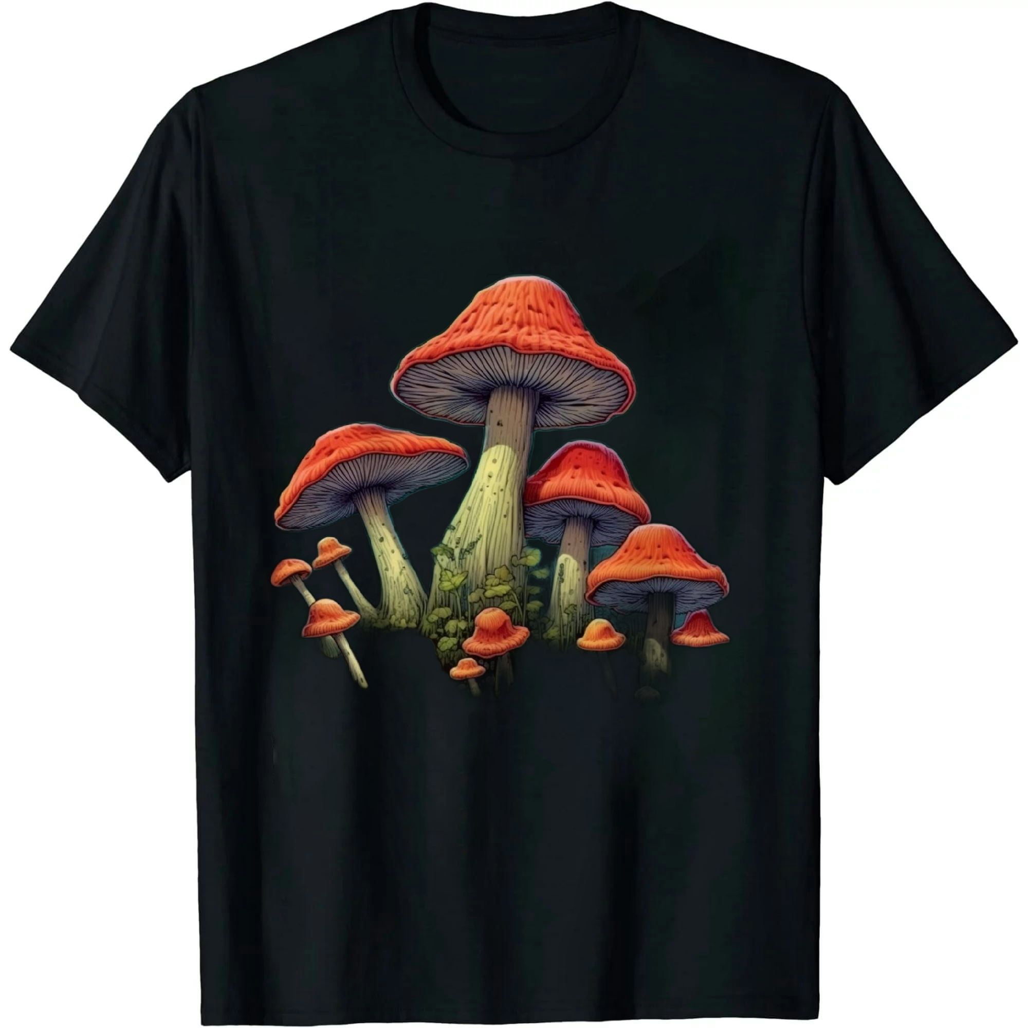 COMIO Mushroom Shirts Toad Cottagecore Tshirts Aesthetic Casual Bella ...