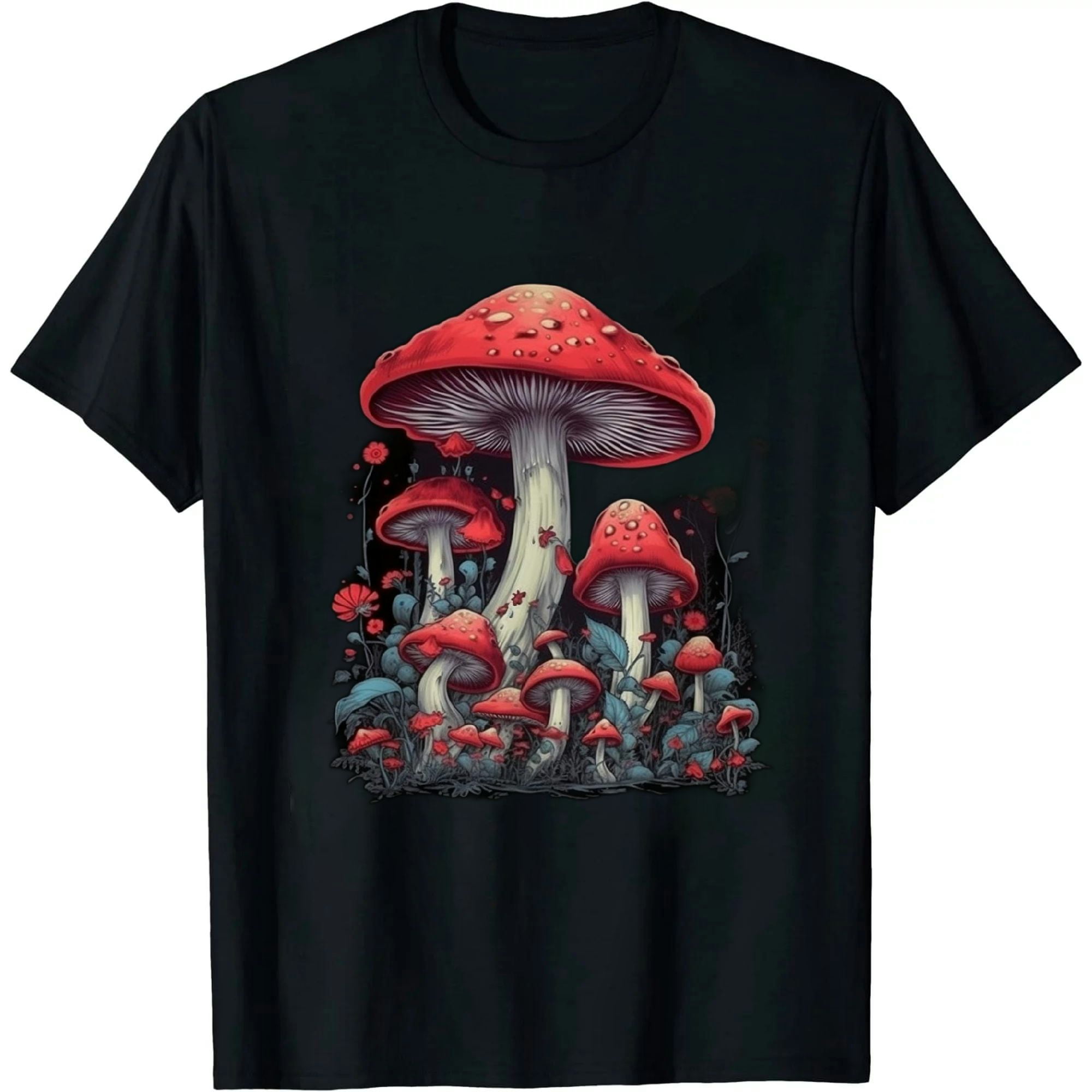 COMIO Mushroom T-Shirt for Women Funny Cute Vintage Mushroom Graphic ...