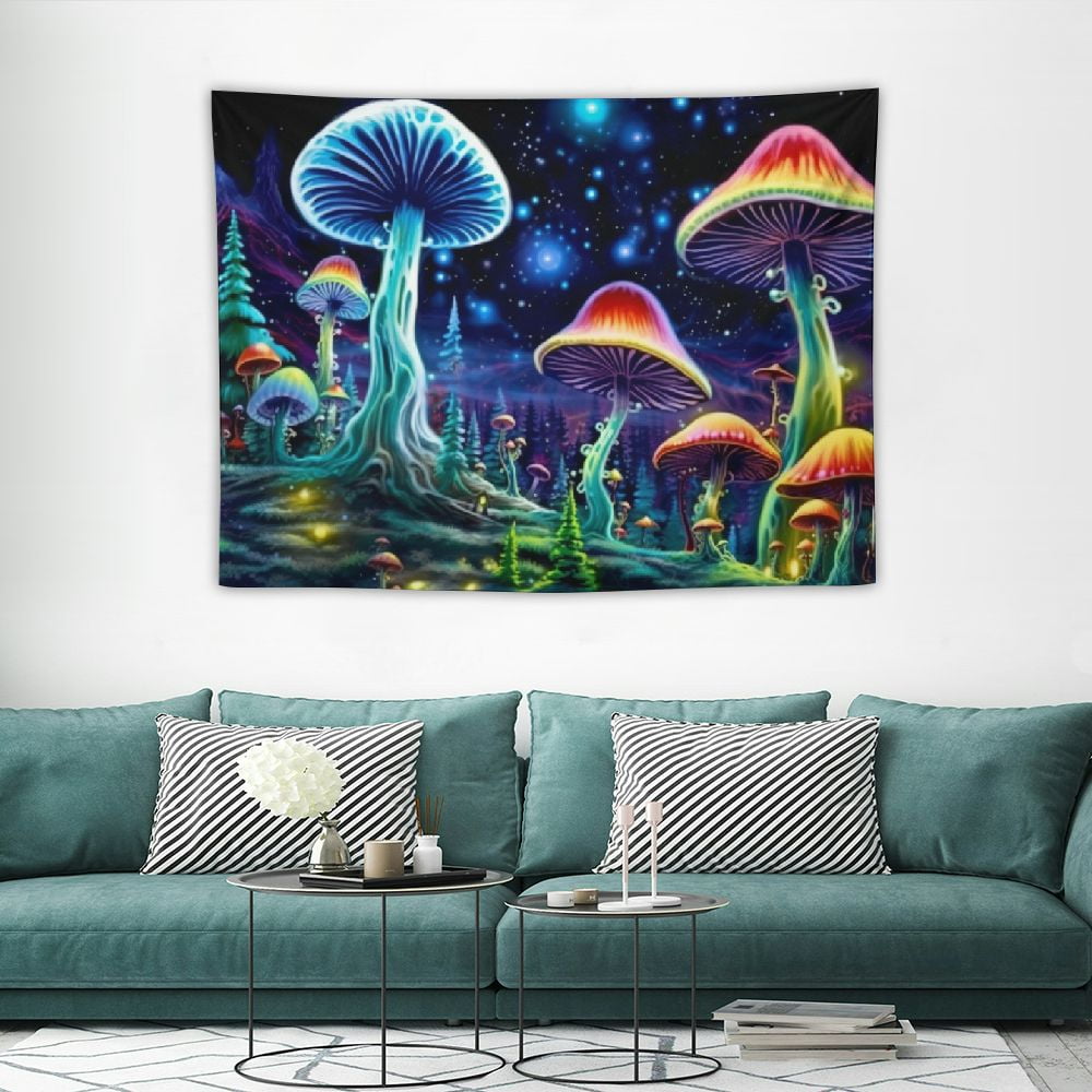 COMIO Mushroom Tapestry Trippy Tapestry for Bedroom Aesthetic ...