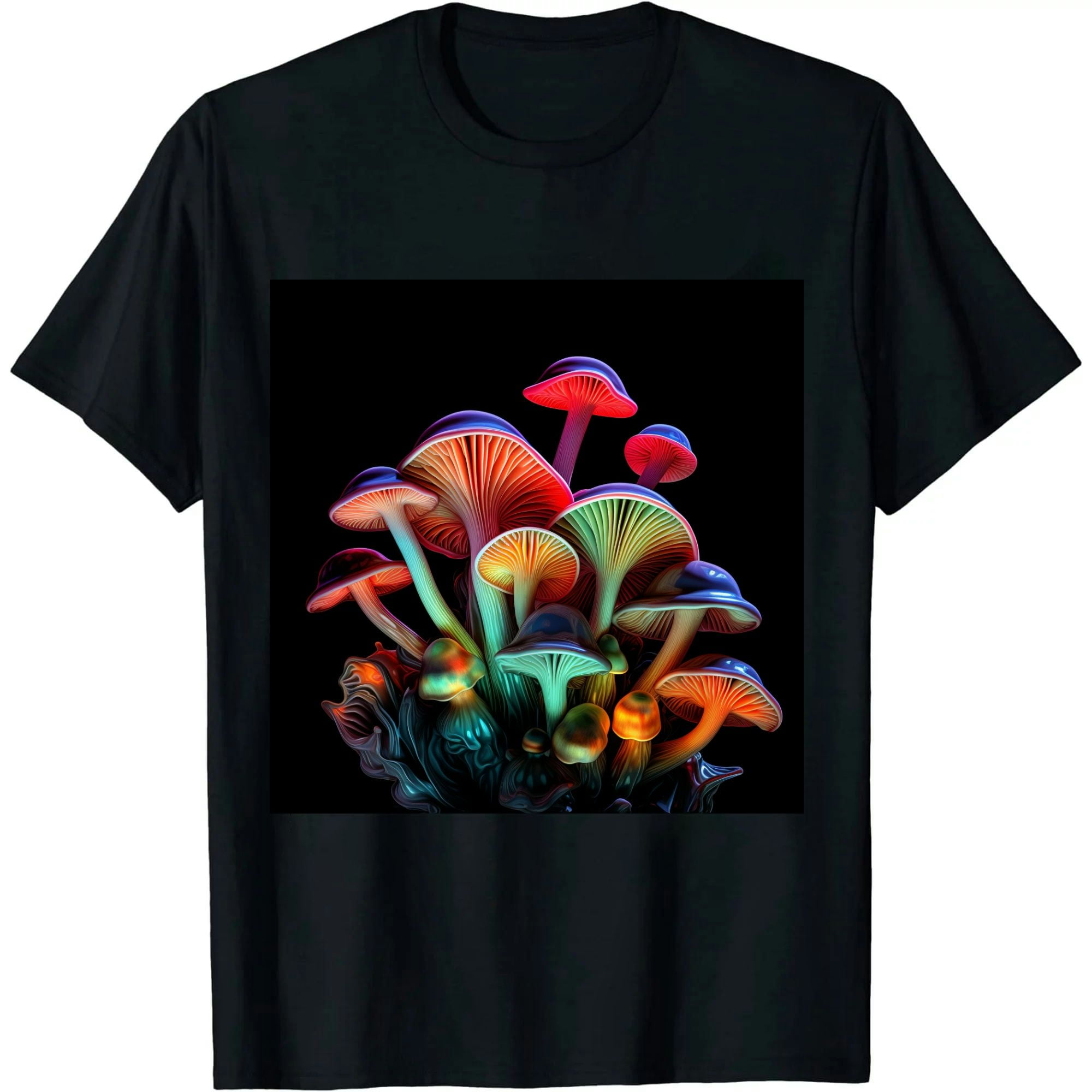 COMIO Mushrooms Shirts for Women Mycology Tshirt Fungi Lover Tee Mushroom Graphic Short Sleeve ...