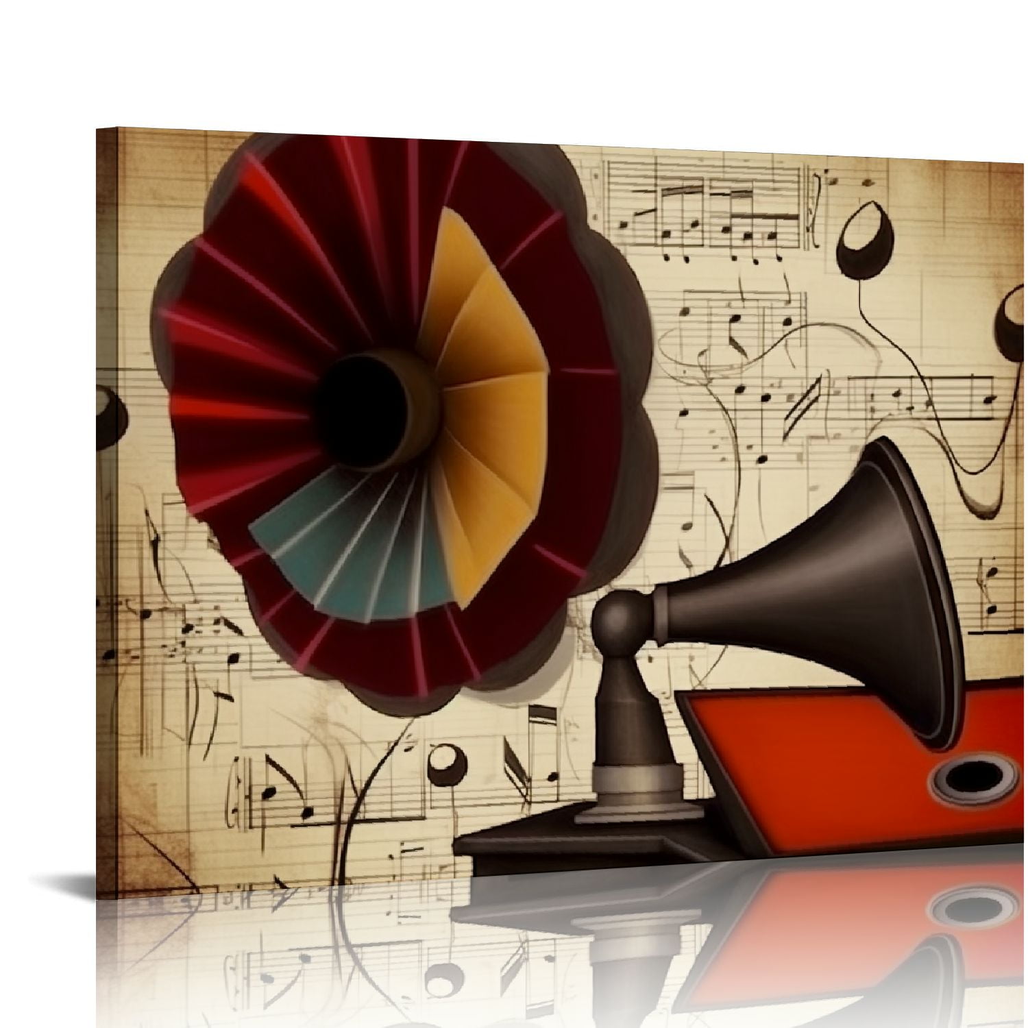 COMIO Music Wall Art Musical Painting Piano Violin Guitar Decor Canvas ...