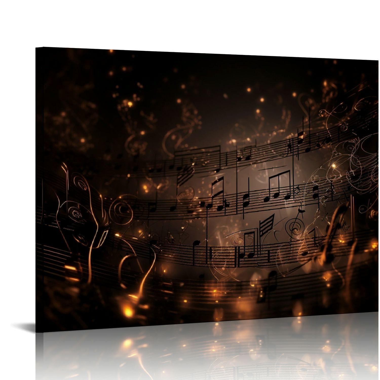 COMIO Music Wall Art for Bedroom, PIY Modern Musical Note Canvas Prints ...